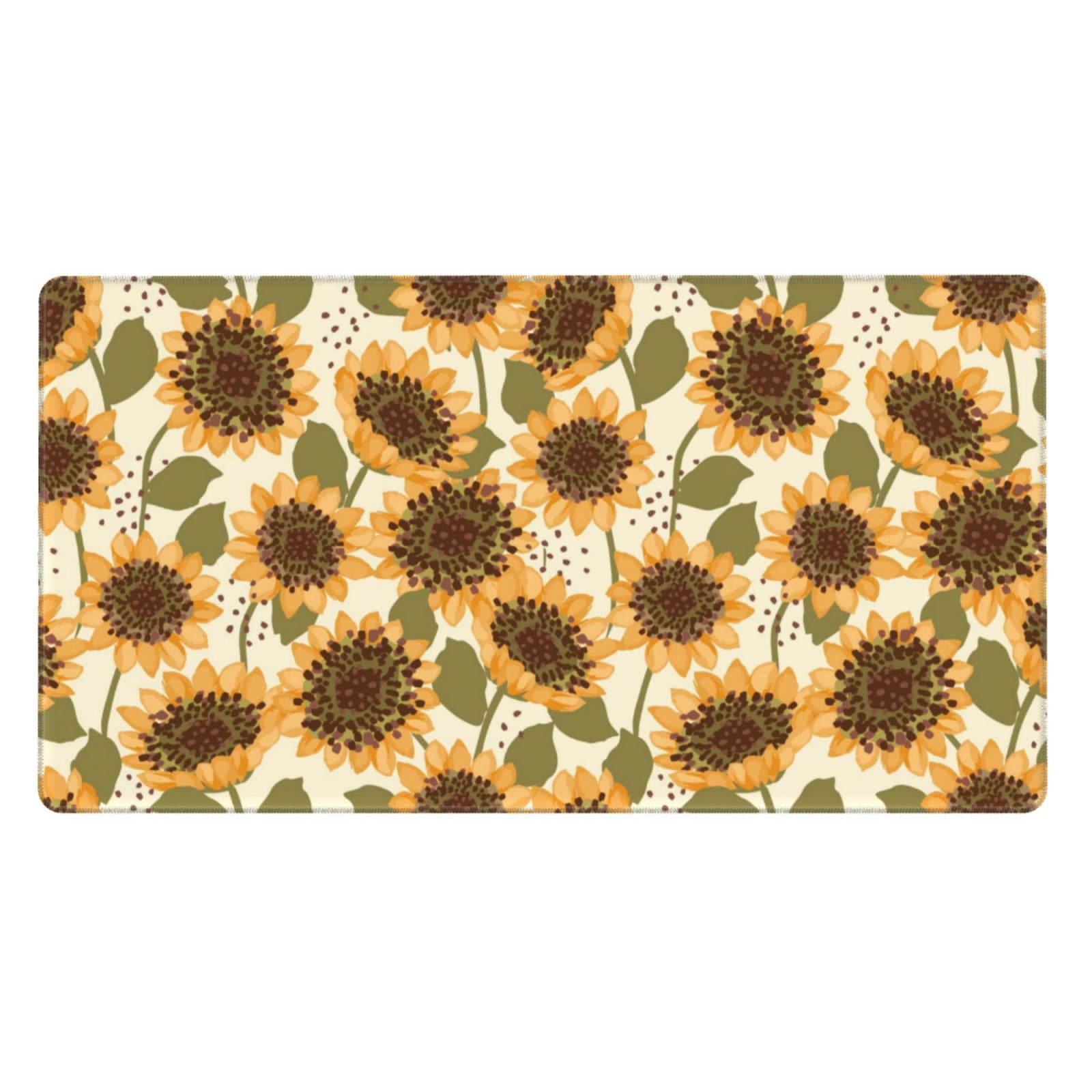 Xecao Autumn Sunflowers for Waterproof Mouse Pad - Extended Contour ...