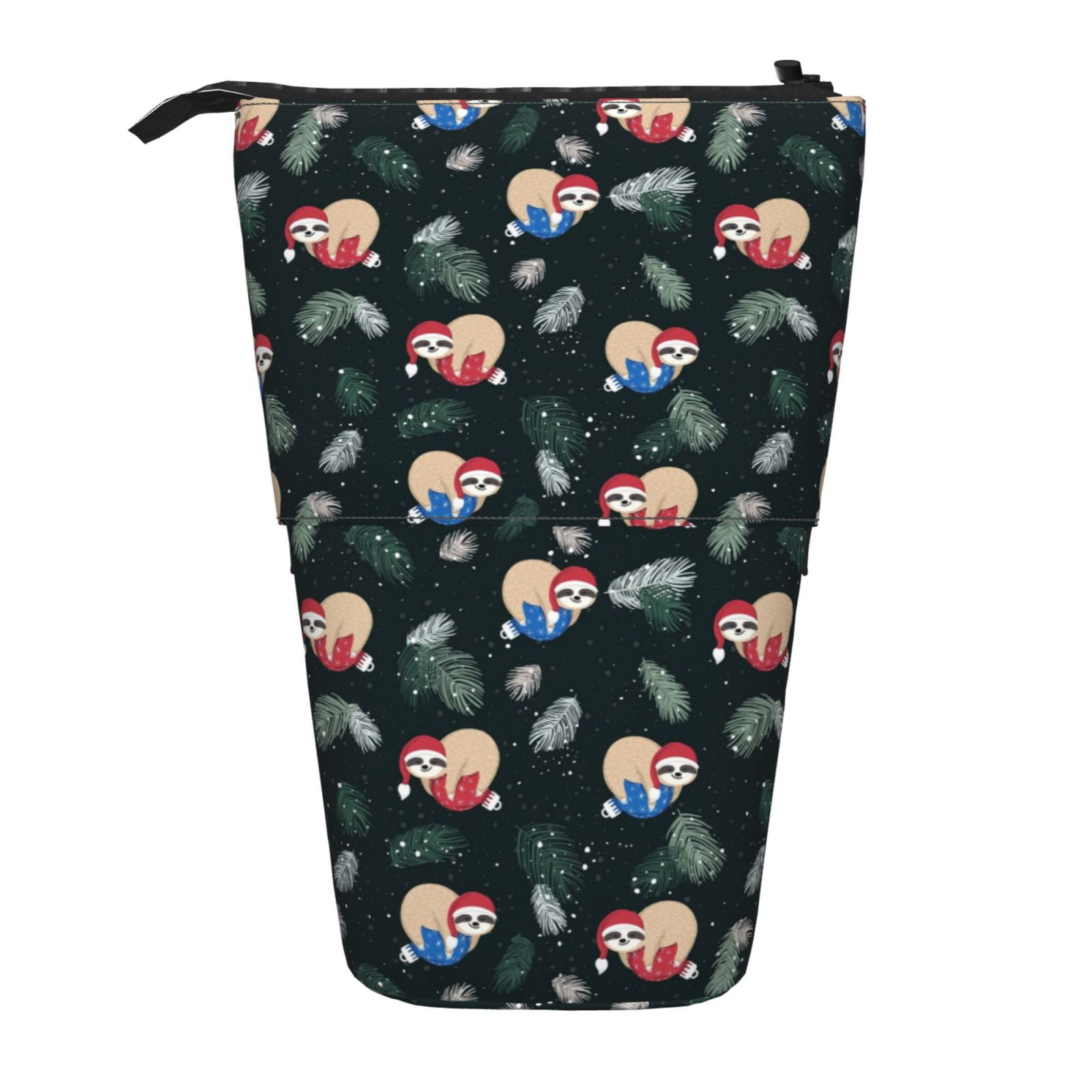 Xecao Baby Sloths Print Telescopic Pencil Bag Pen Holder Pop Up ...