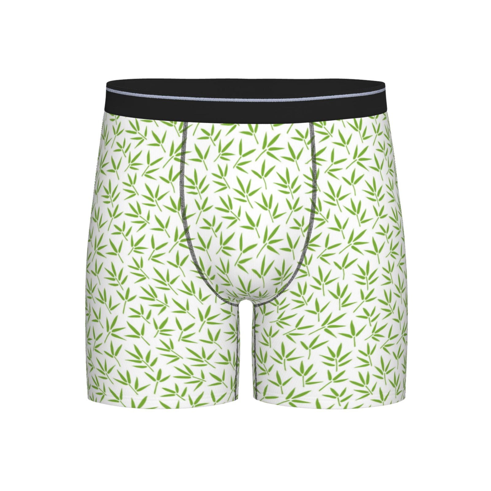 Xecao Bamboo 1 Print Boxer Briefs for Men's Stretch Moisture-Wicking ...