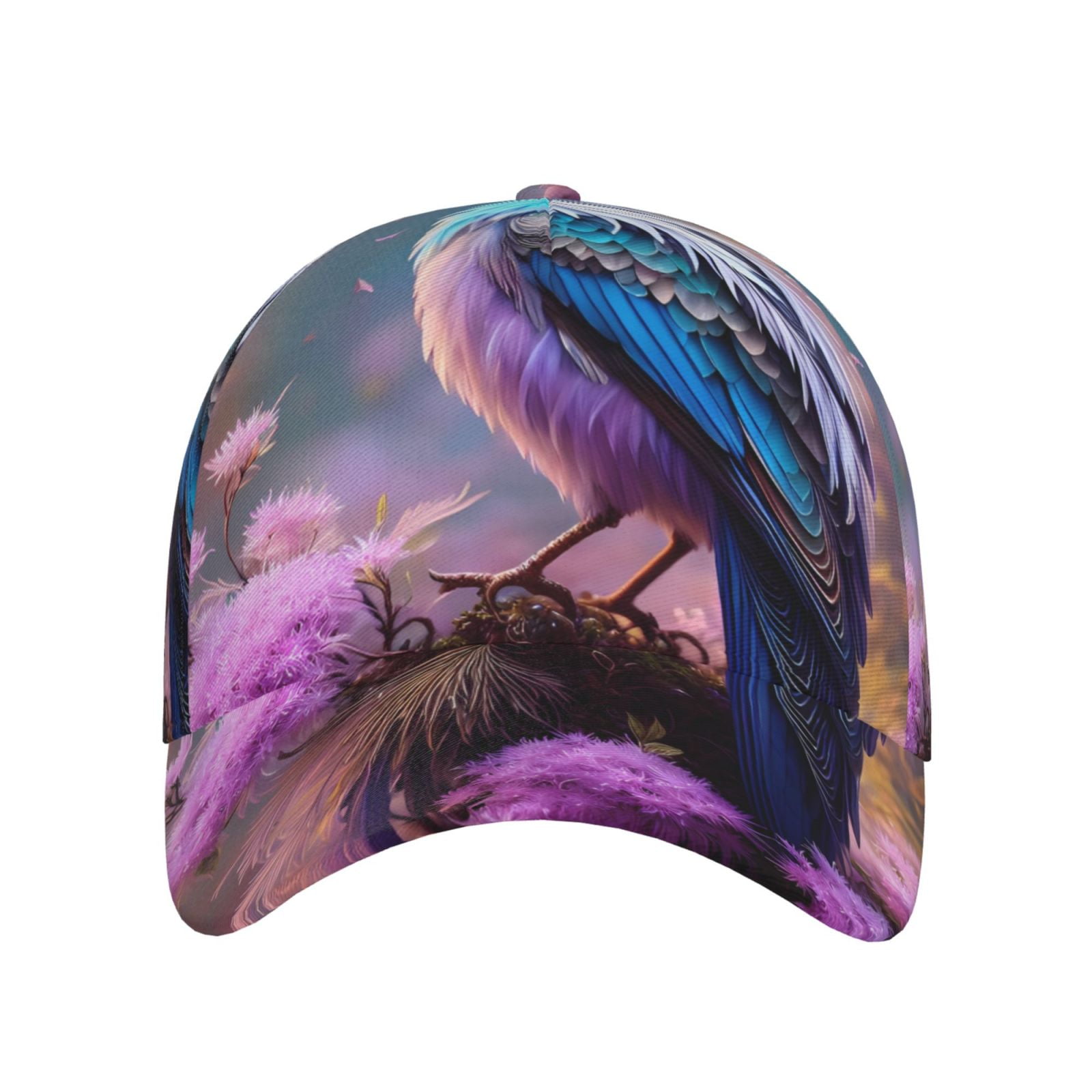 Xecao Beautiful Flower Blue Bird for Baseball Cap: Unisex, crafted from ...