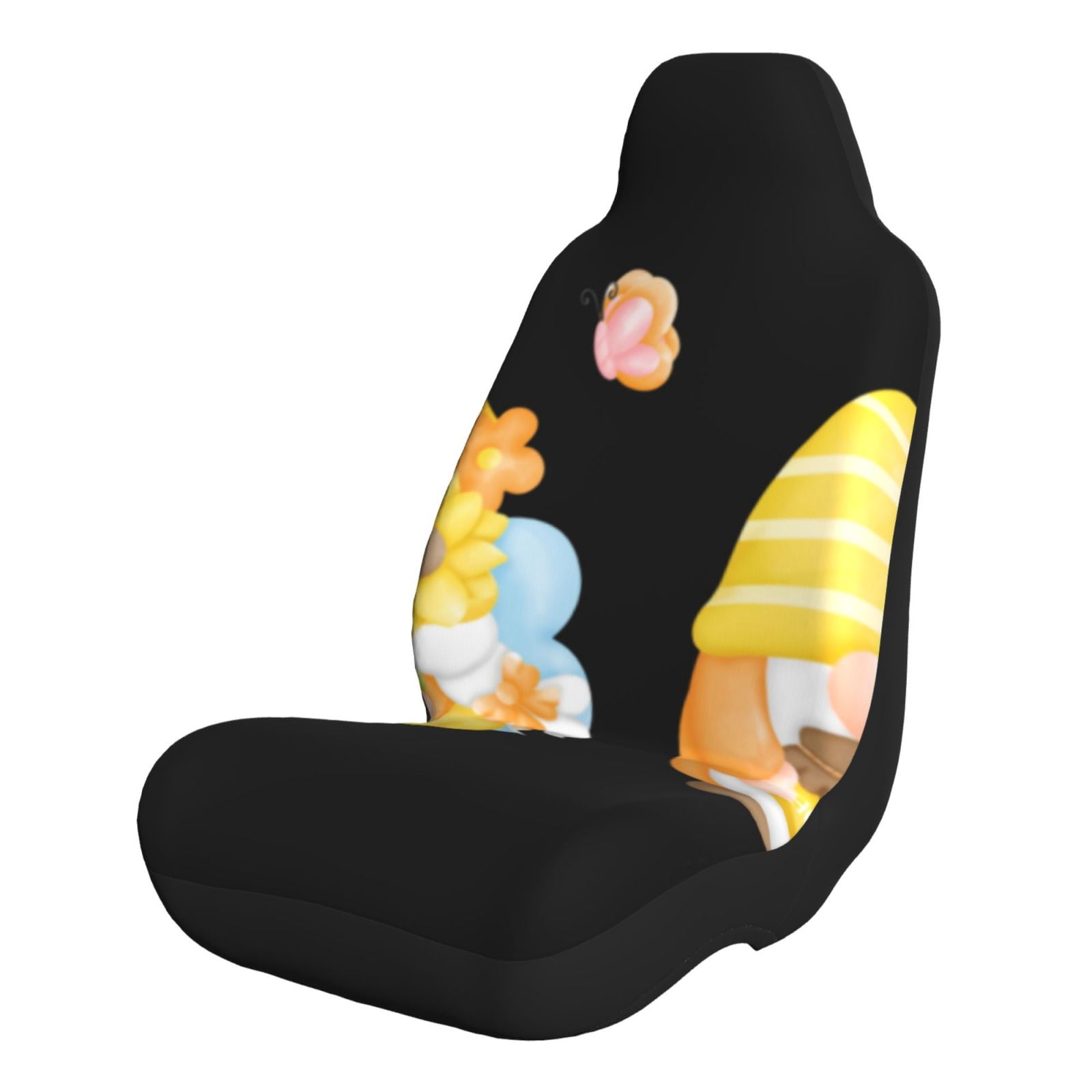 Xecao Bee Happy Sunflower Gnomes for Automotive Seat Covers for Cars ...