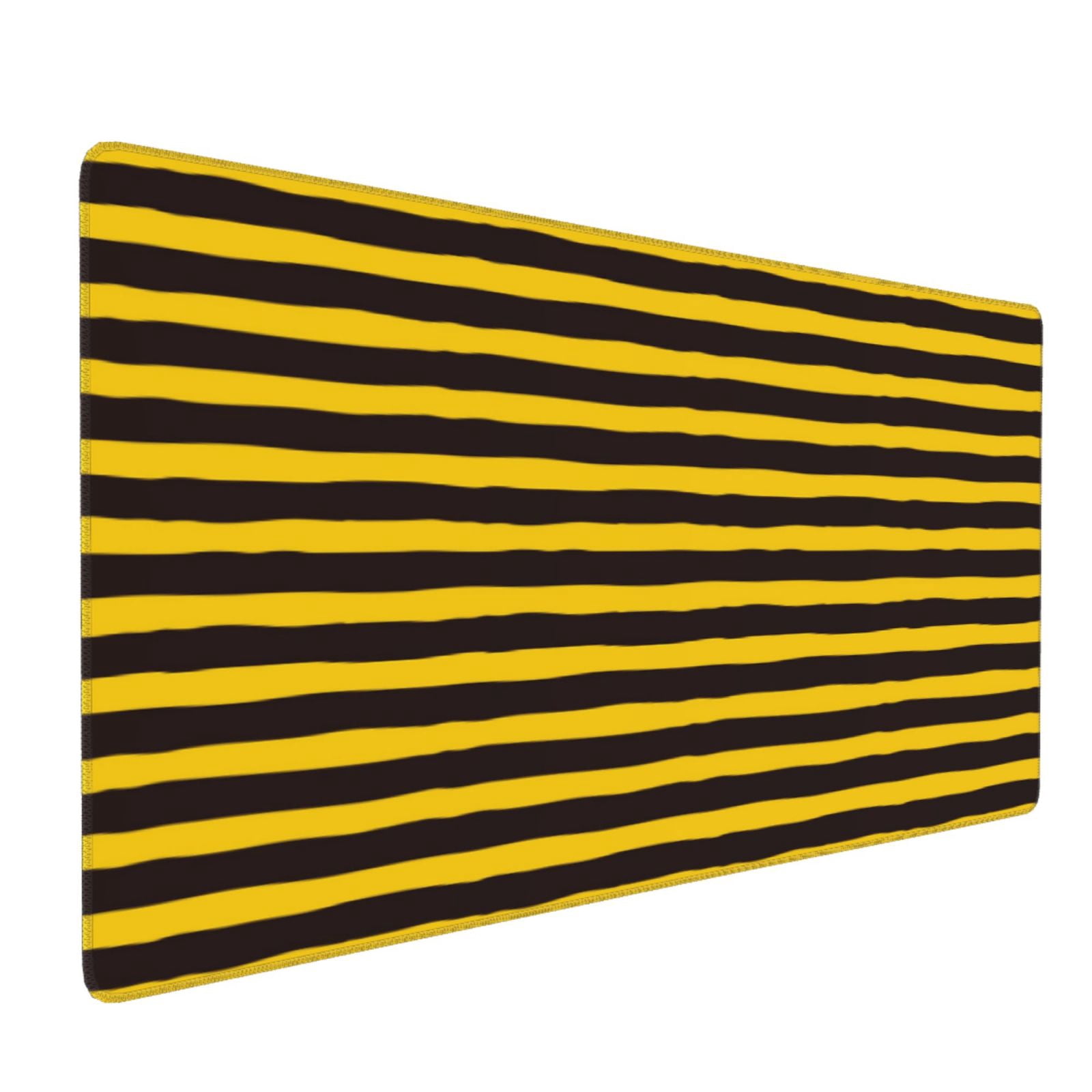 Xecao Bee Stripe Print Large Mouse Pad, 16x35.5in Mousepad ...