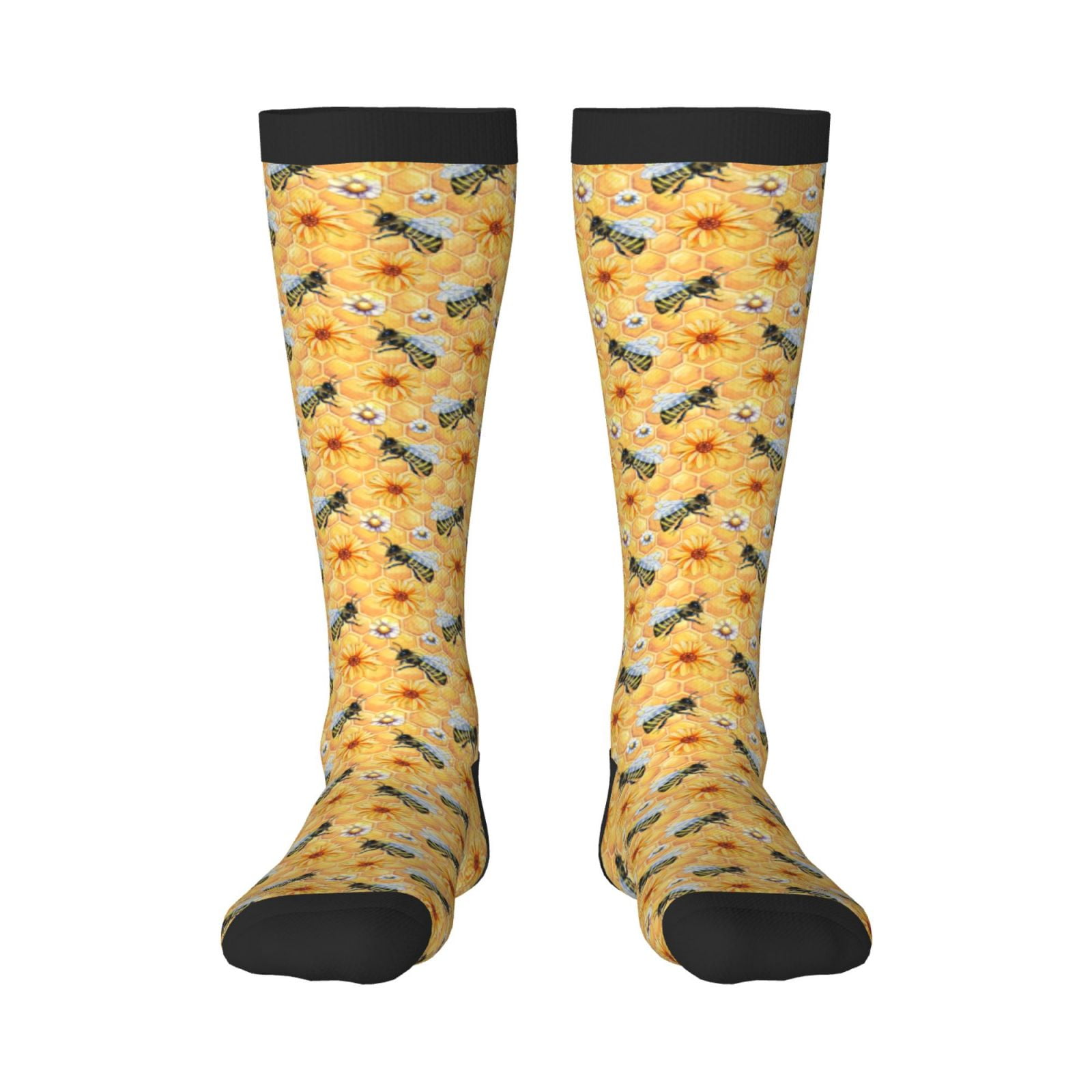 Xecao Bee Wasp Print Compression Socks for Both Men And Women for ...