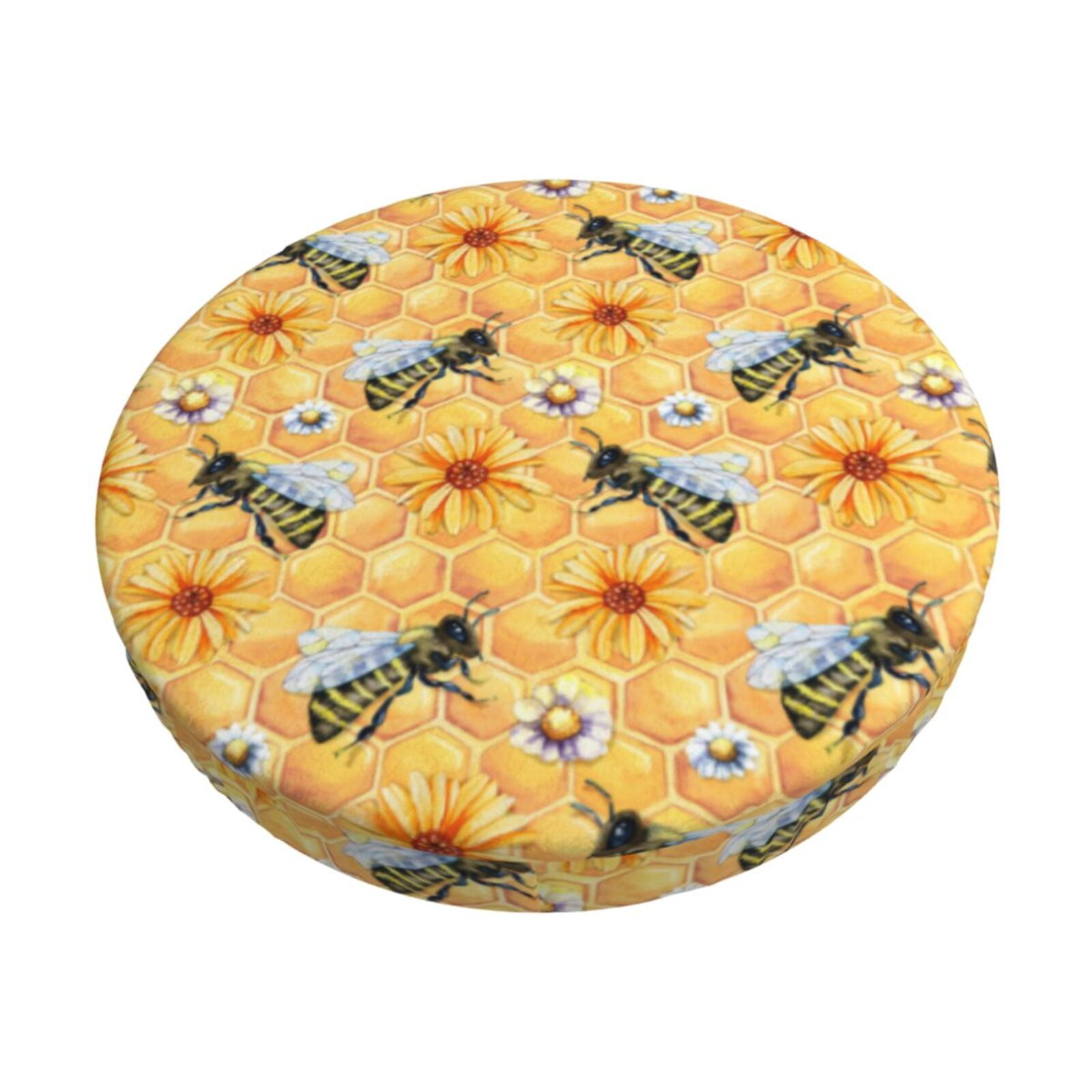Xecao Bee Wasp Print Stool Covers Offer Stylish, Washable Protection ...