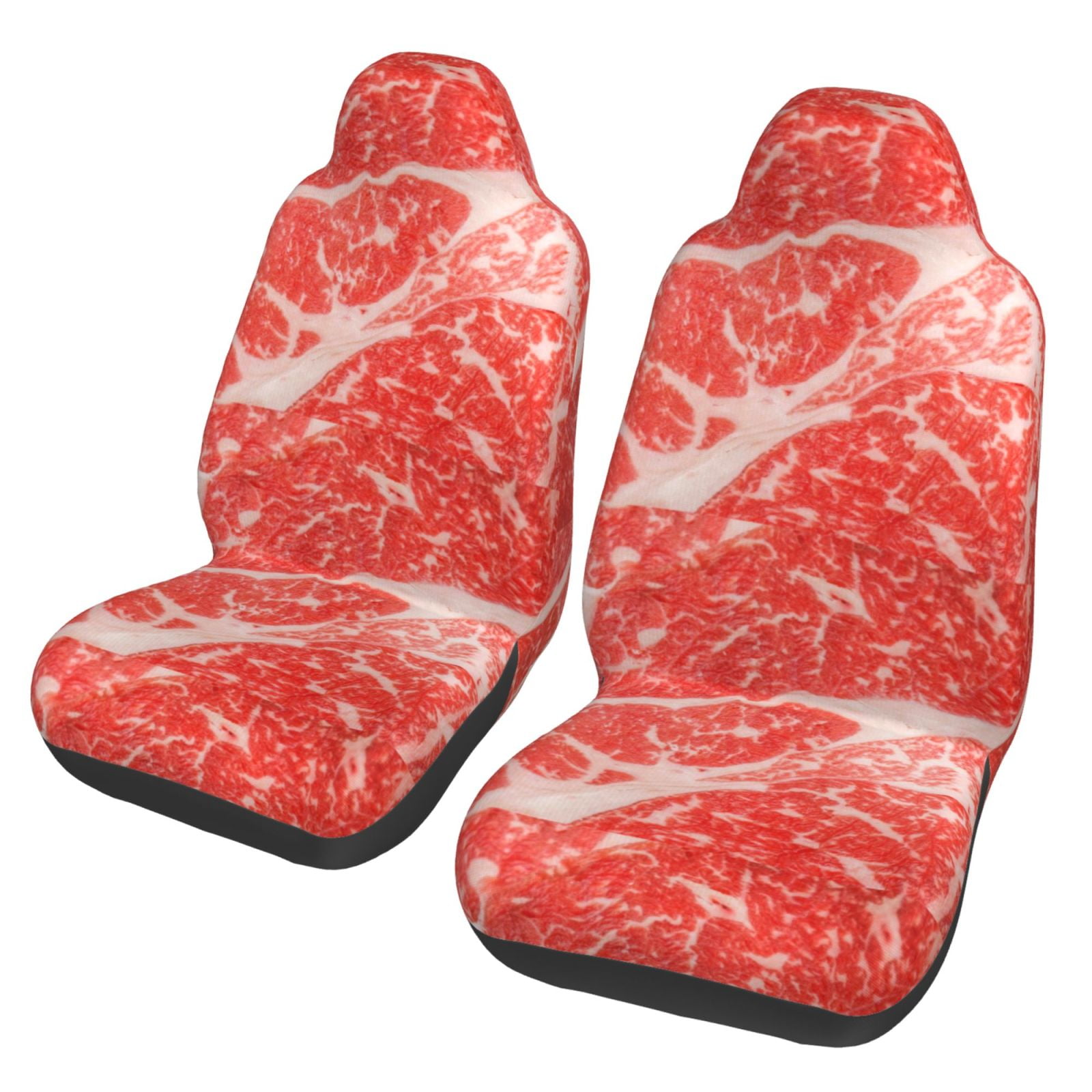 Xecao Beef Steaks Print Car Seat Cover in That Fits Most Cars, Vans ...
