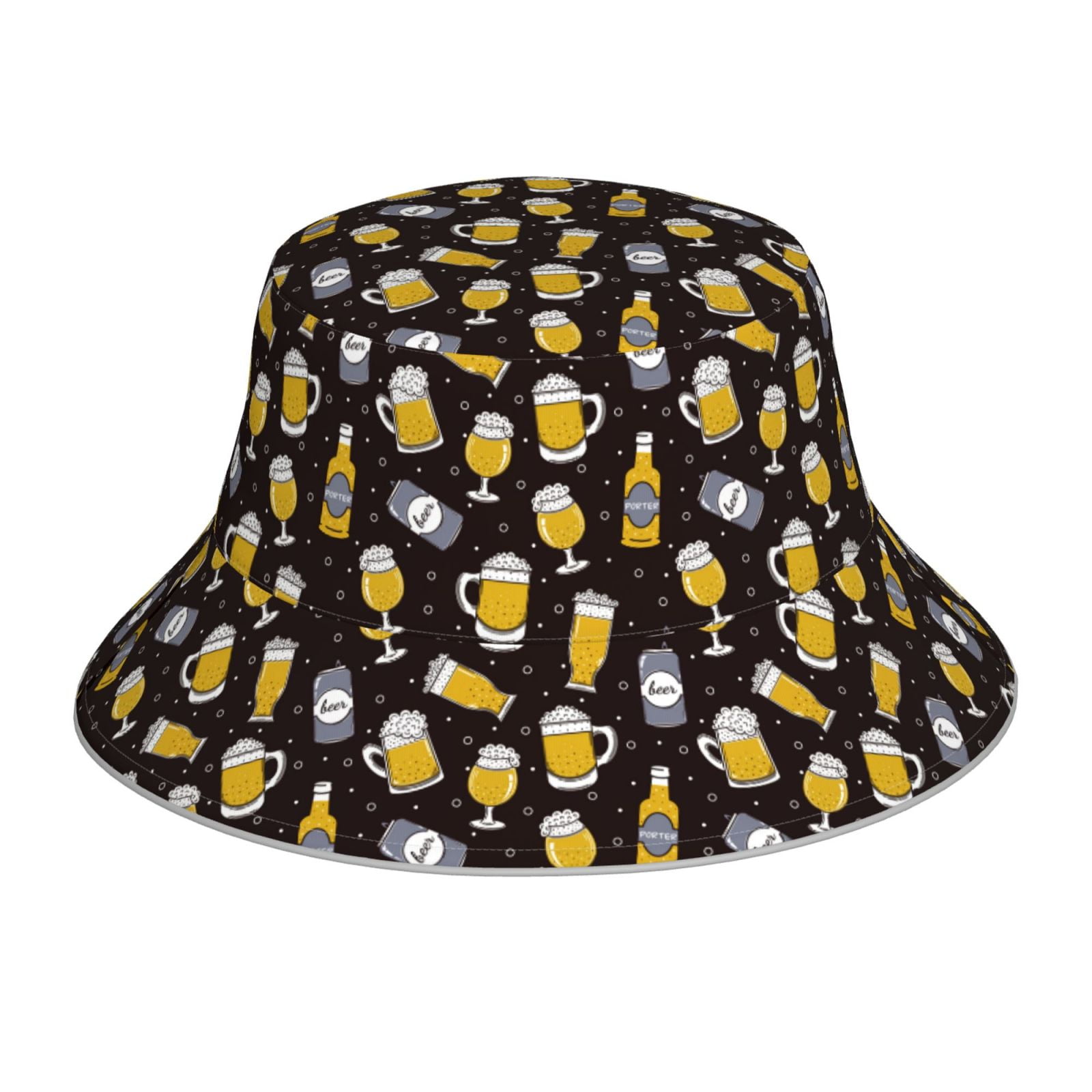 Xecao Beer In A Bottle Print Men and Women Night Reflective Hat Runner ...