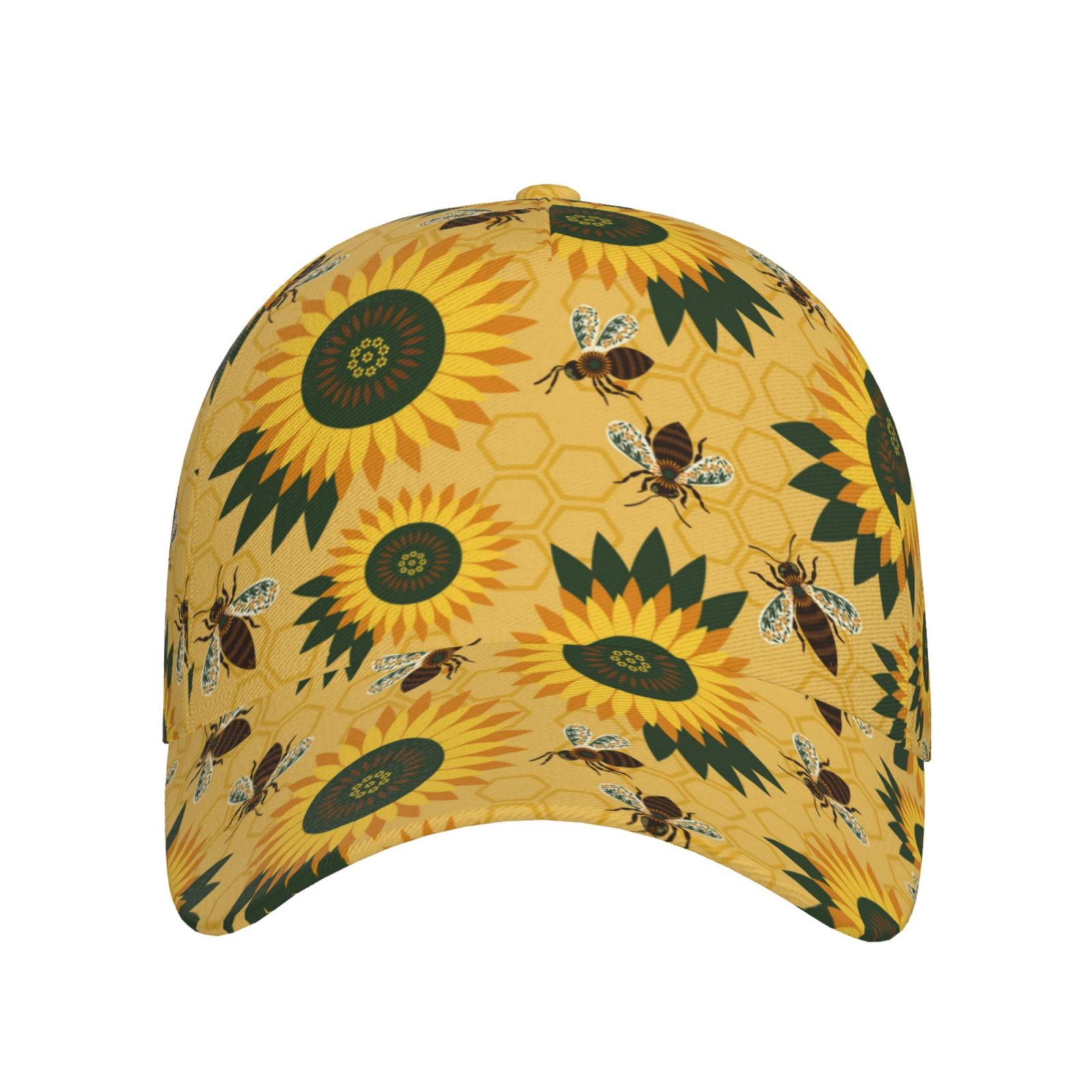 Xecao Bees and Sunflowers for Baseball Cap: Unisex, crafted from ...
