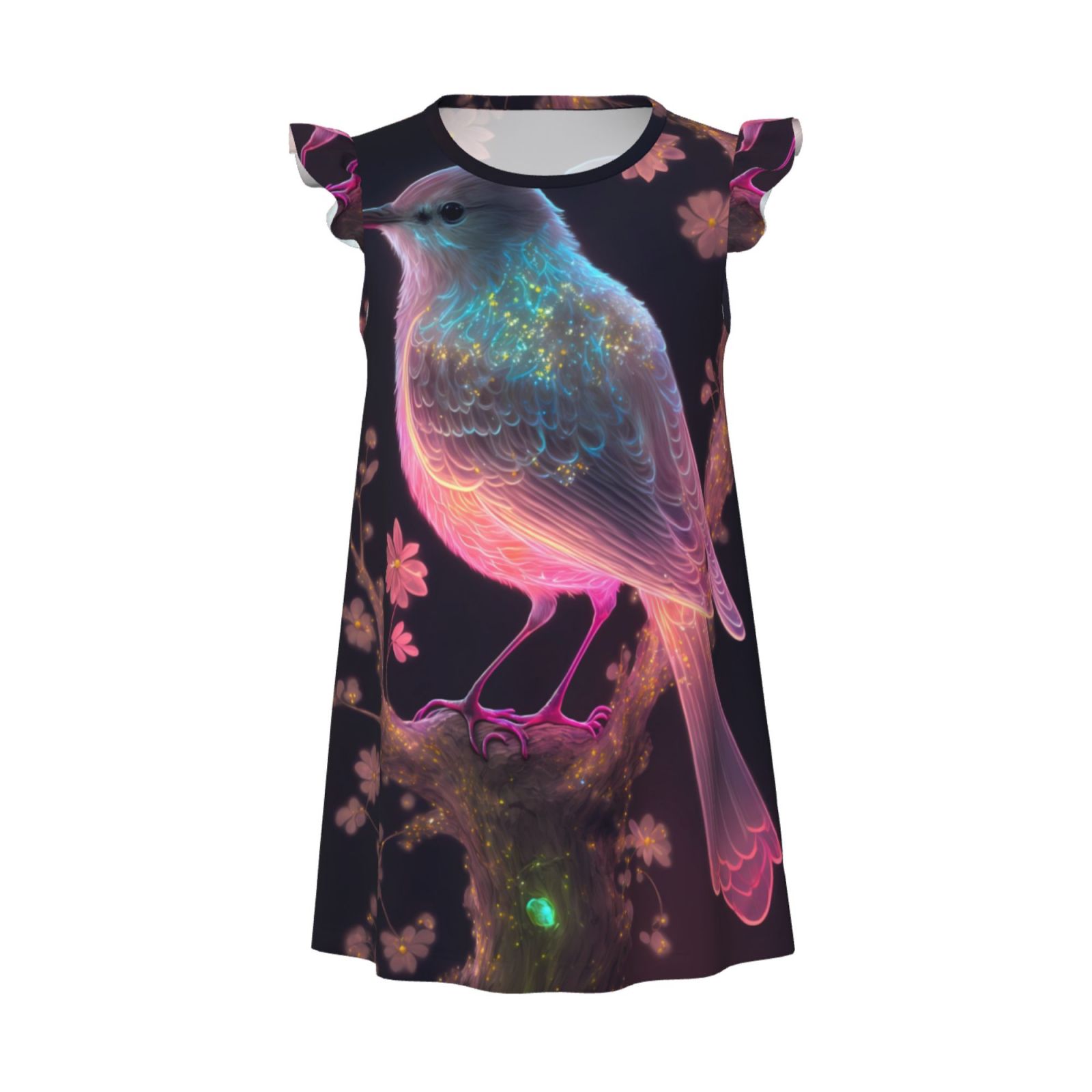 Xecao Bird 1 Nightgowns for Girls: Elegant Princess Pajama Dresses for ...