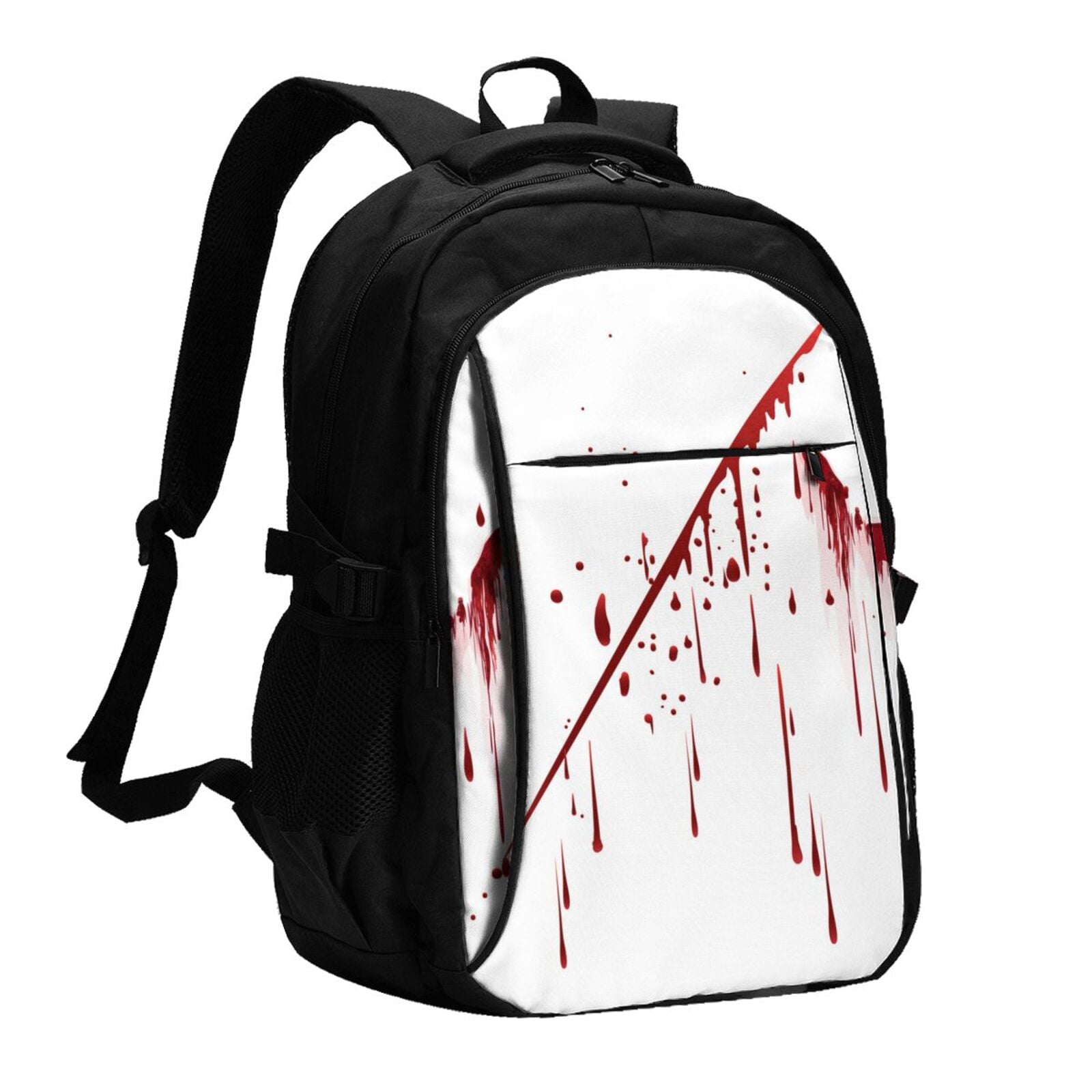 Xecao Bloody Hand for Travel Laptop Backpack, USB-Charging-Enabled ...