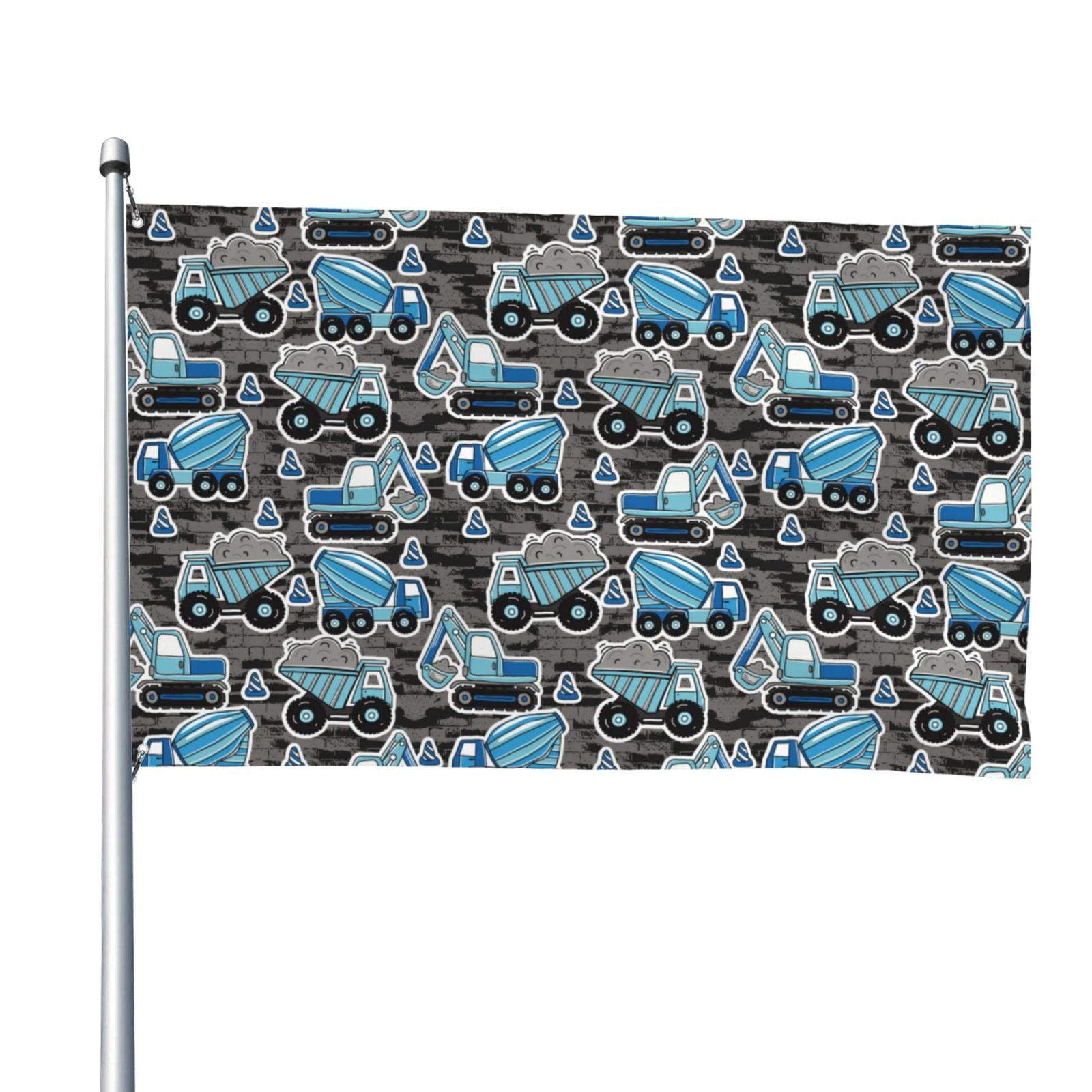 Xecao Blue Excavator for Longest Lasting Flag, Made From Polyester, UV ...