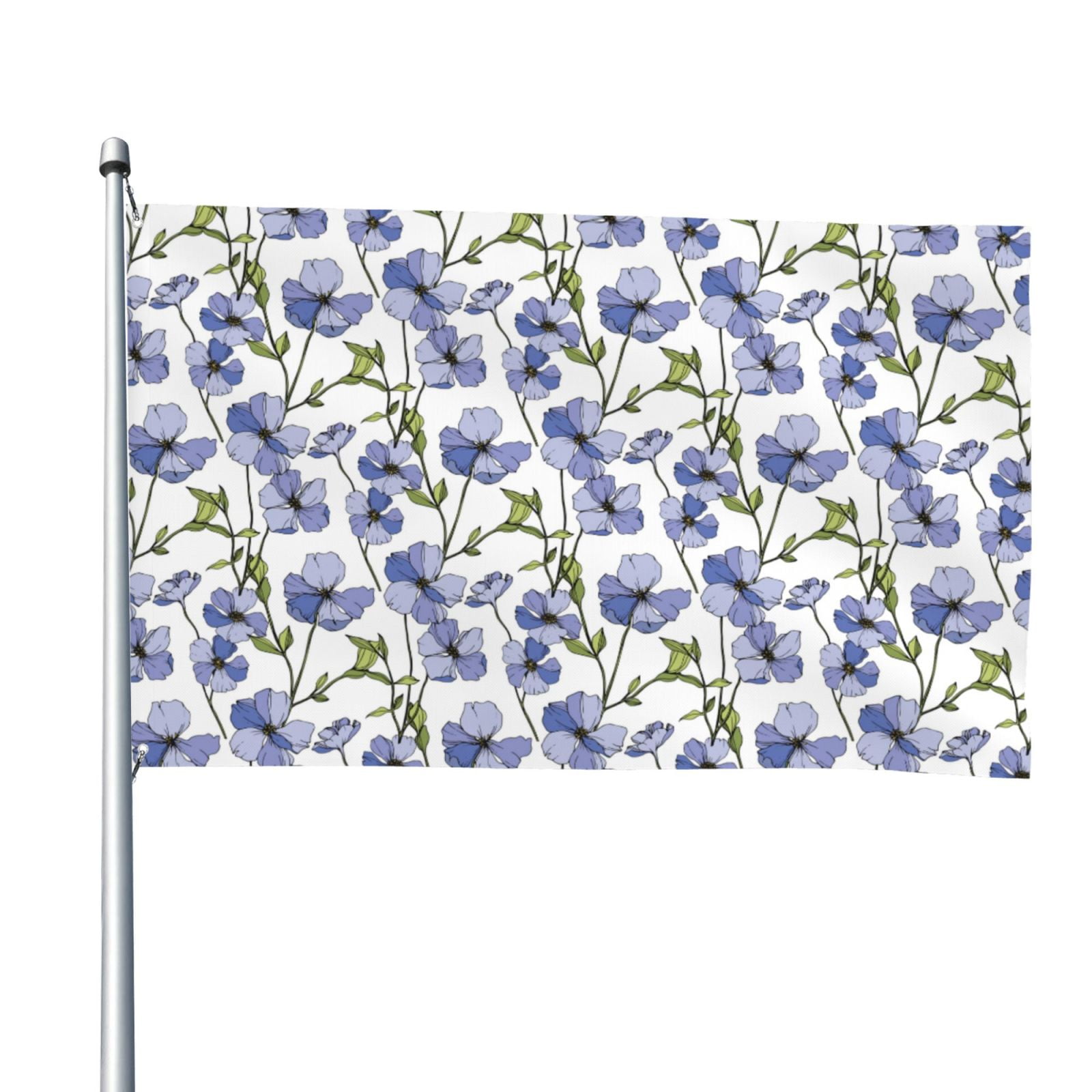 Xecao Blue Flax Flowers for Longest Lasting Flag, Made From Polyester ...