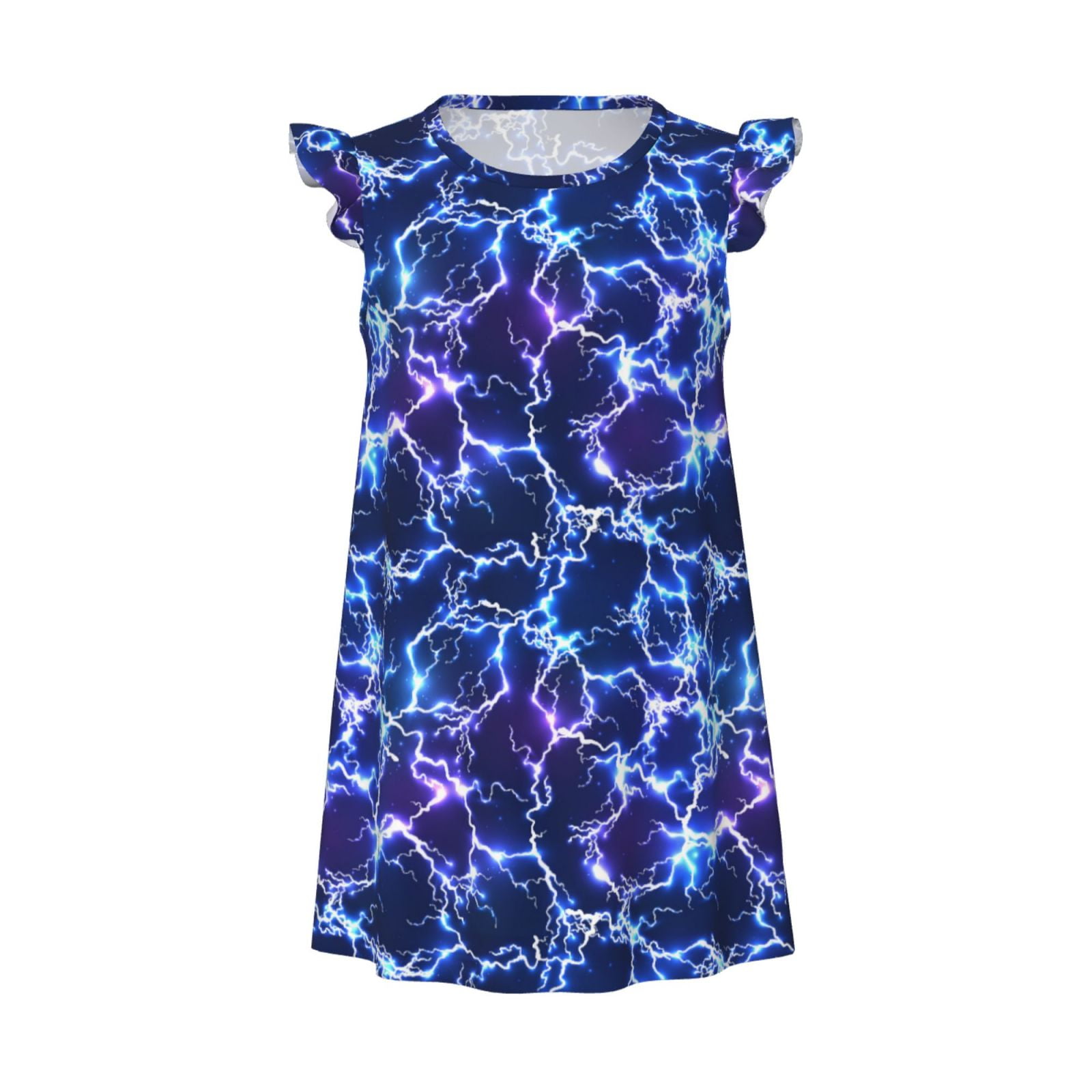 Xecao Blue Lightning1 Nightgowns for Girls: Elegant Princess Pajama ...