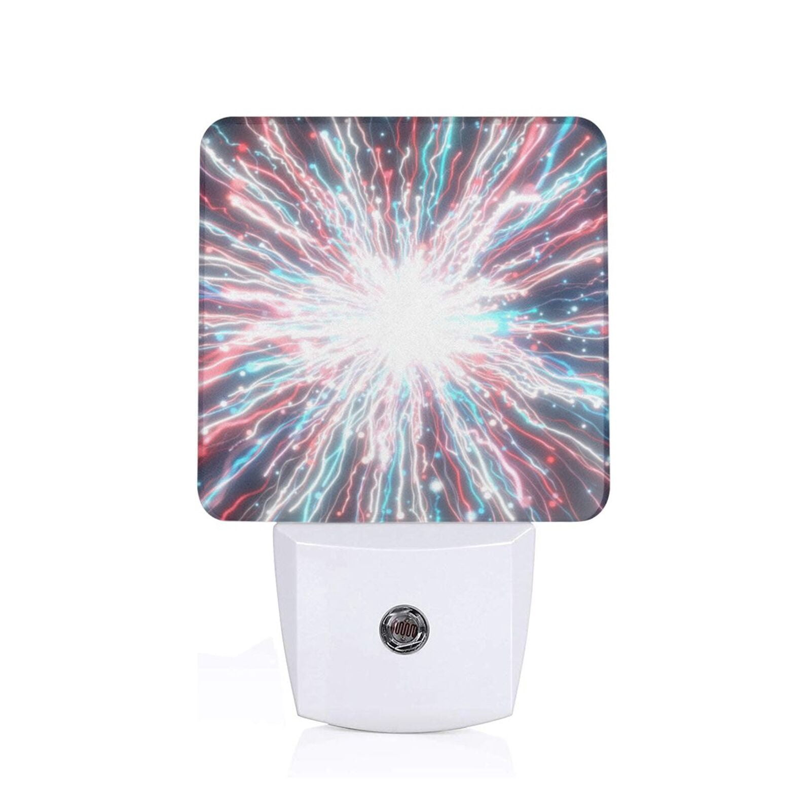 Xecao Blue Swirl Fireworks for Night Light - a Wall-mounted LED Fixture ...