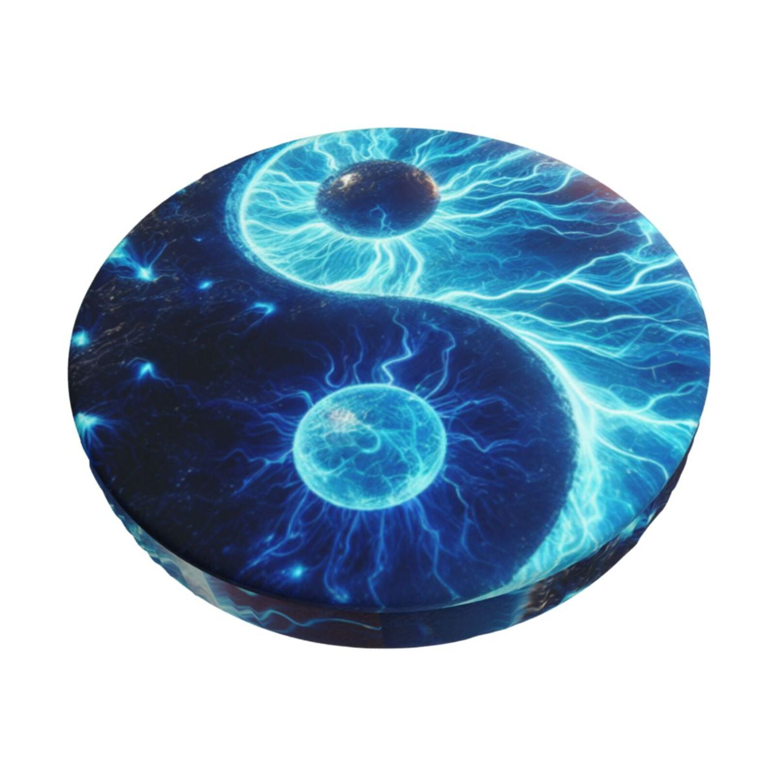 Xecao Blue Yin And Yang Print Stool Covers Offer Stylish, Washable ...
