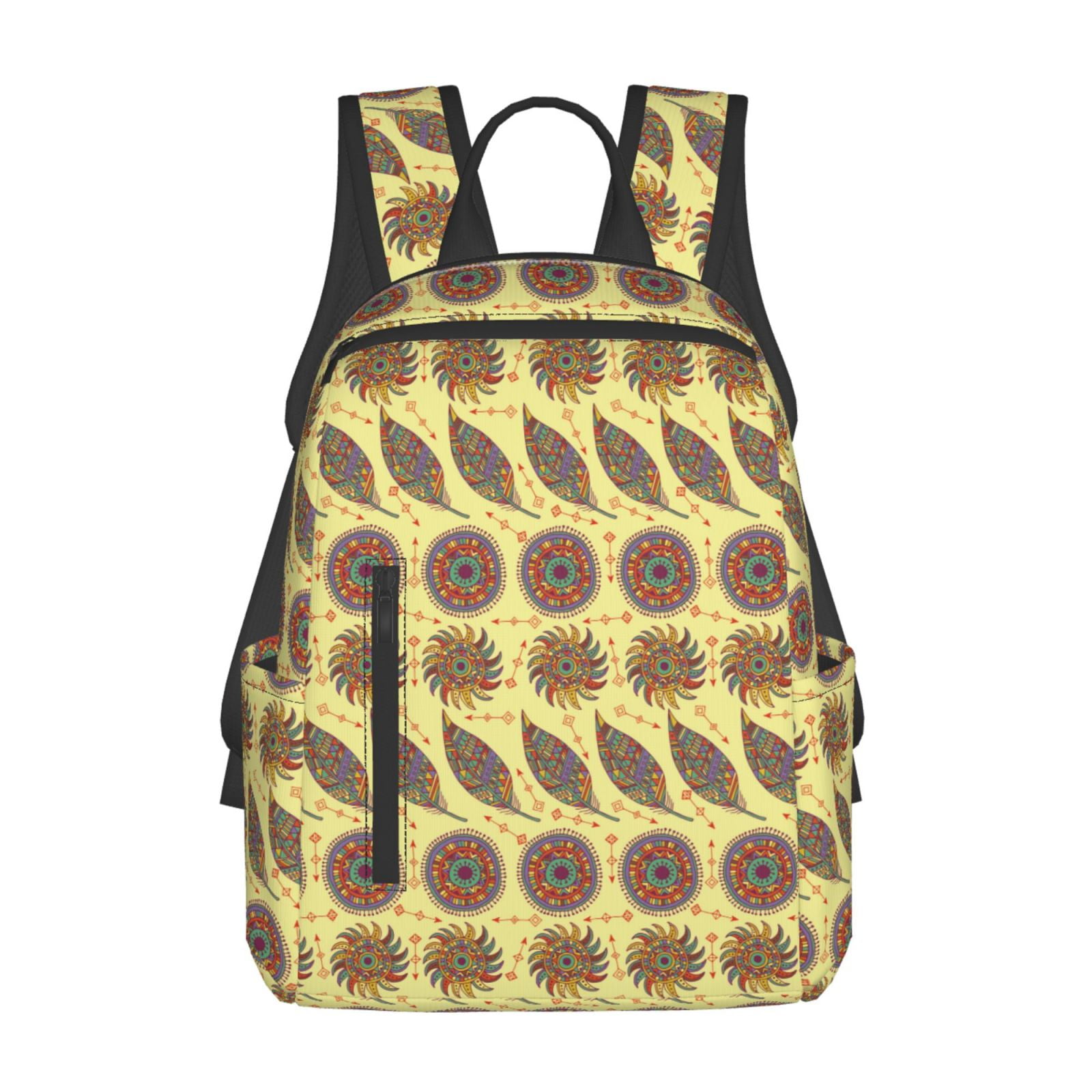 Xecao Bohemia print Backpack For women men Aesthetic Lightweight Travel ...