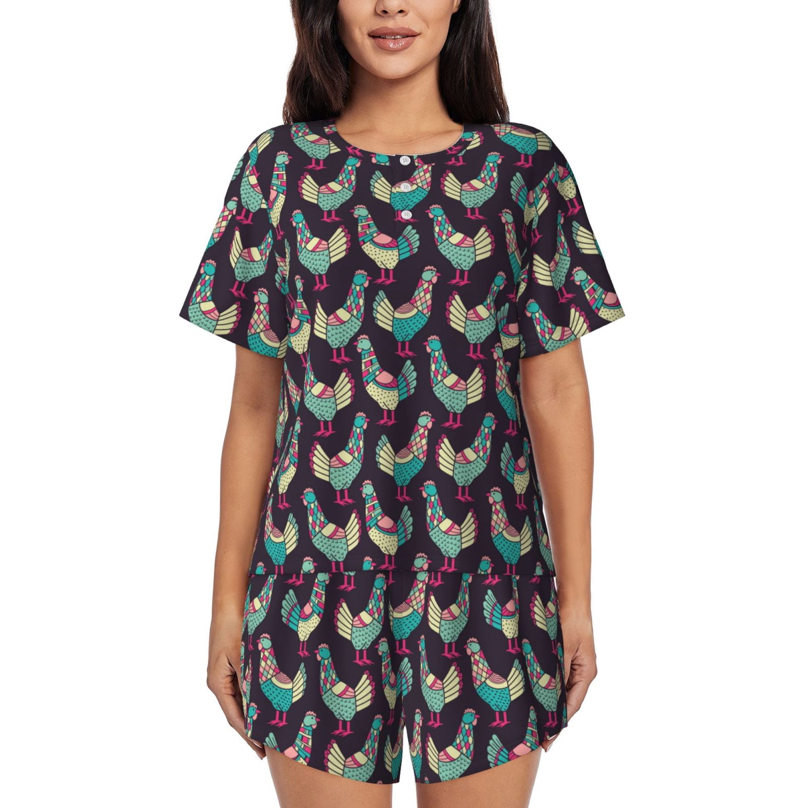 Xecao Bohemian Chicken print Swimsuit for women, Summer-ready, sporty ...