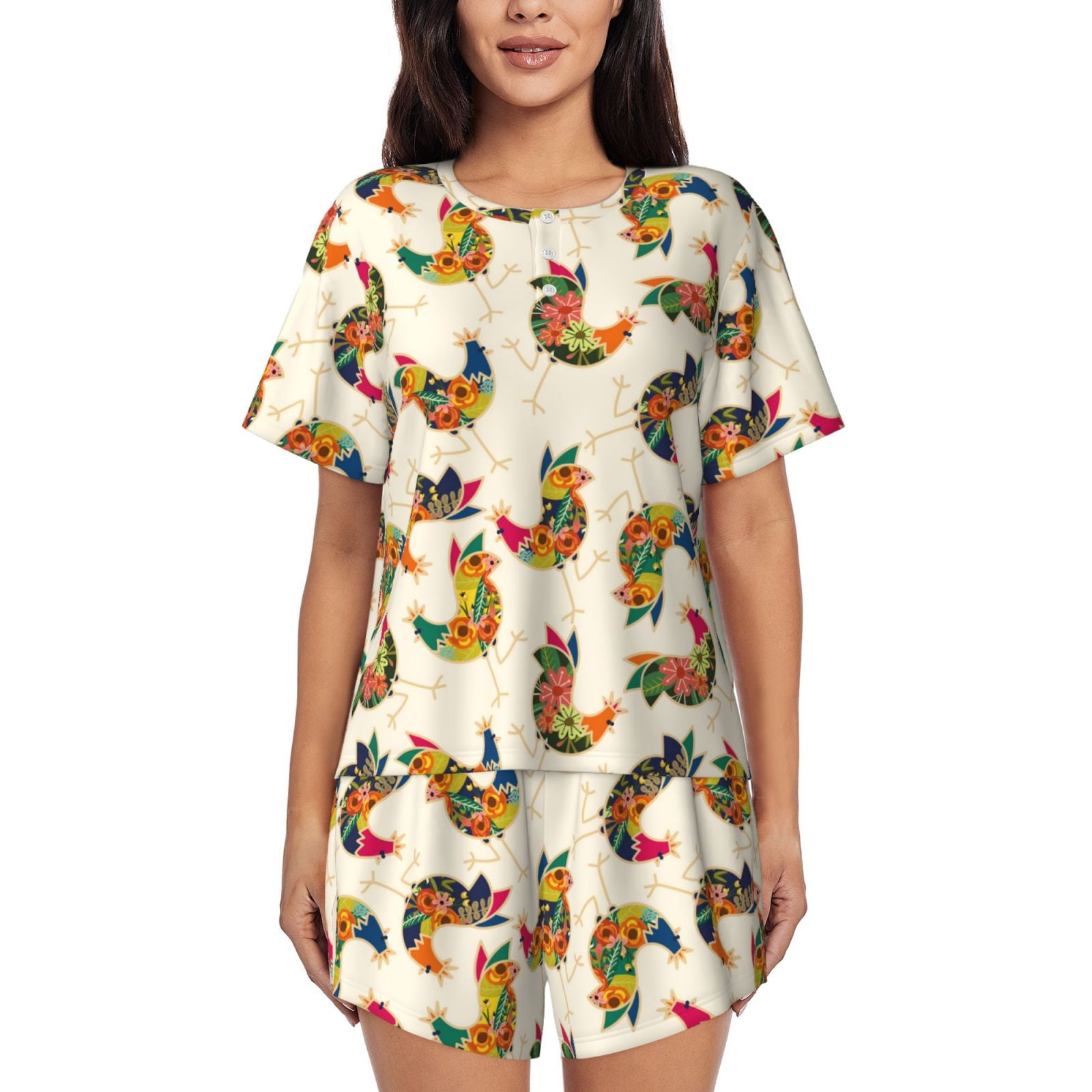 Xecao Boho Chicken print Swimsuit for women, Summer-ready, sporty style ...