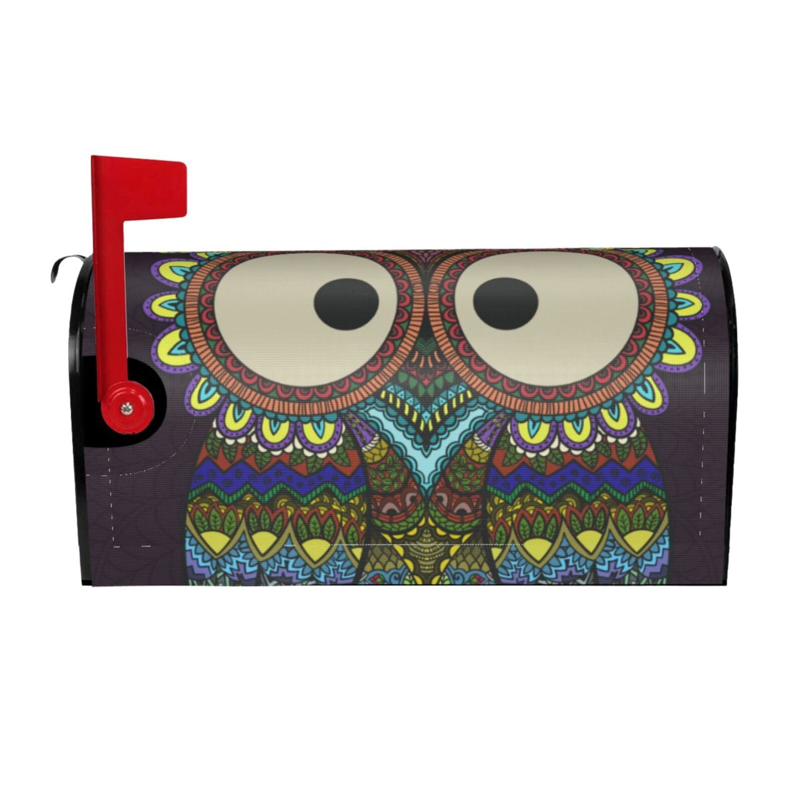 Xecao Boho Owl for Mailbox Cover with Magnetic Strips, Waterproof and ...