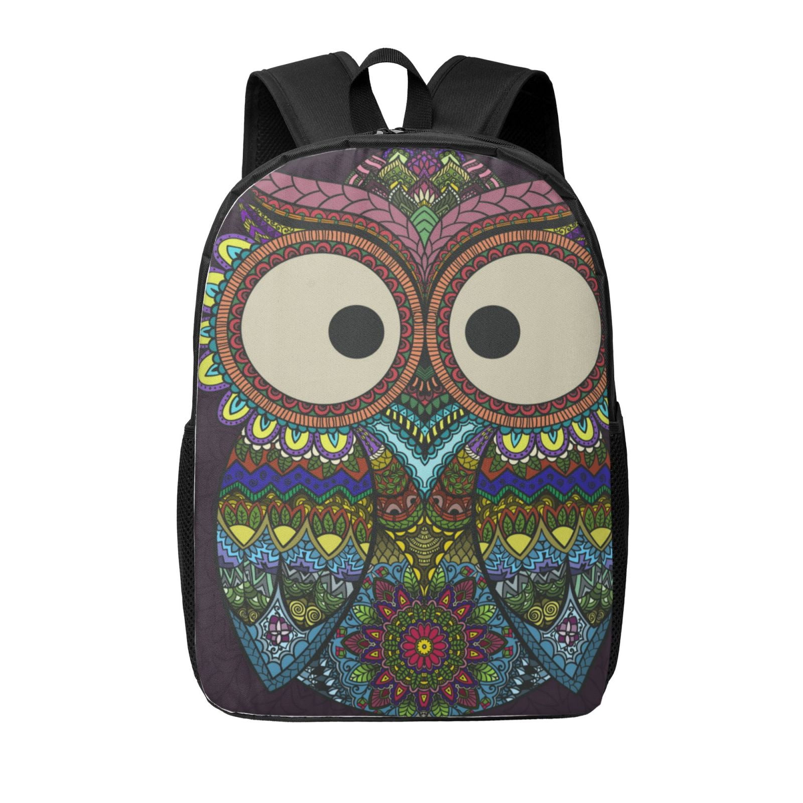 Xecao Boho Owl print Travel Backpack, Large Computer Backpack for Men ...