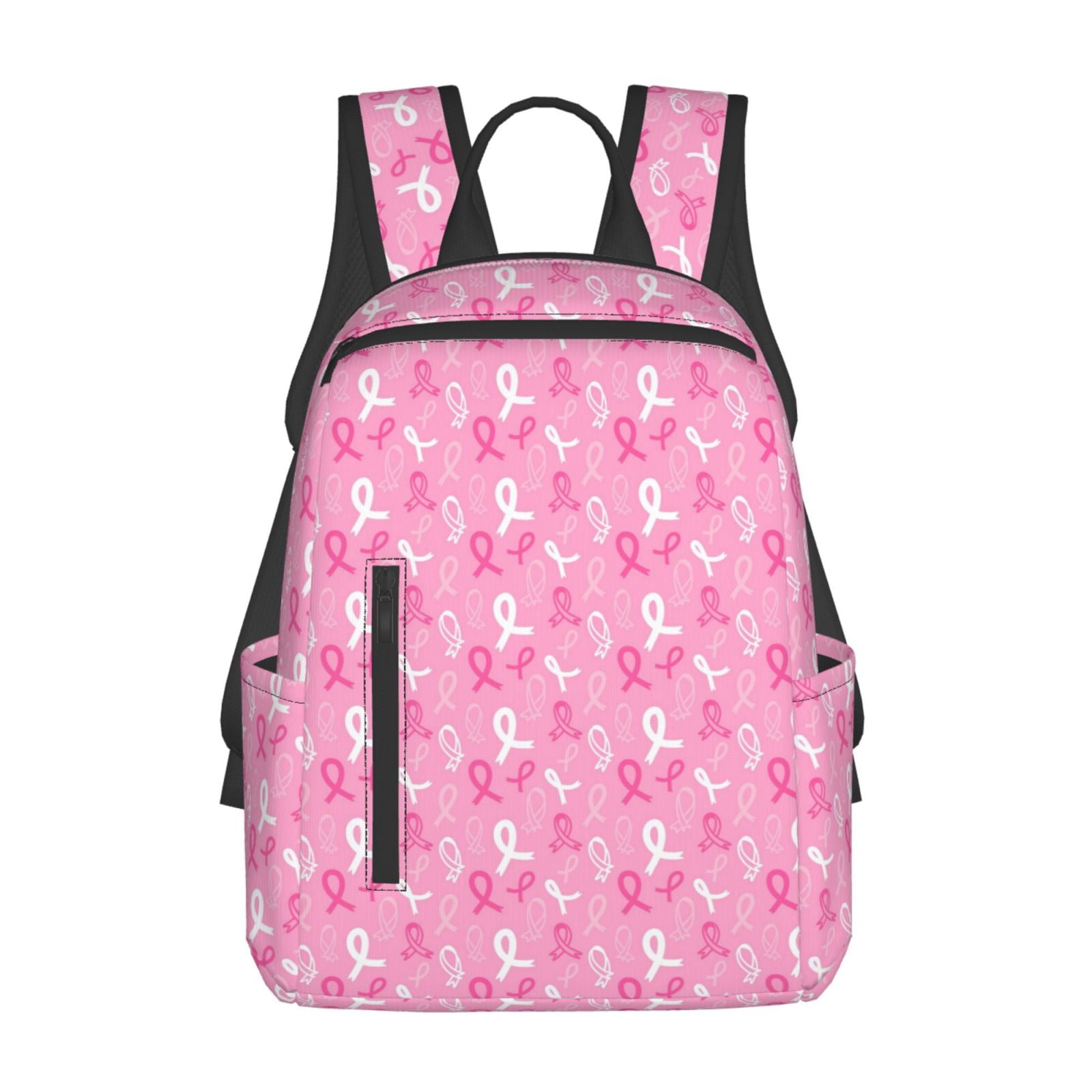 Xecao Breast Cancer Awareness (3) print Backpack For women men ...