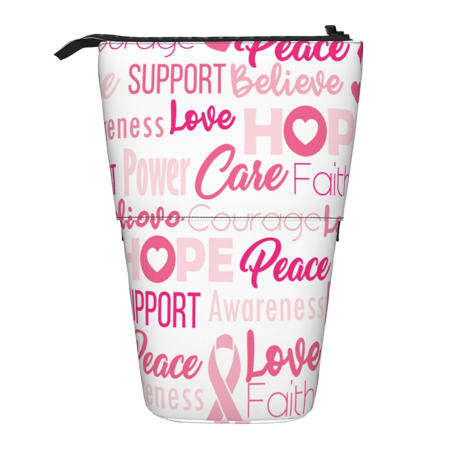 Xecao Breast Cancer Ribbons Awareness (2) Print Telescopic Pencil Bag ...