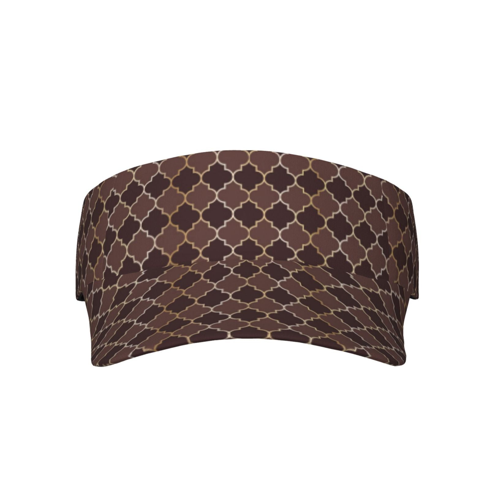 Xecao Brown Gold Grid for Adult Sun Cap offers versatile sun protection ...