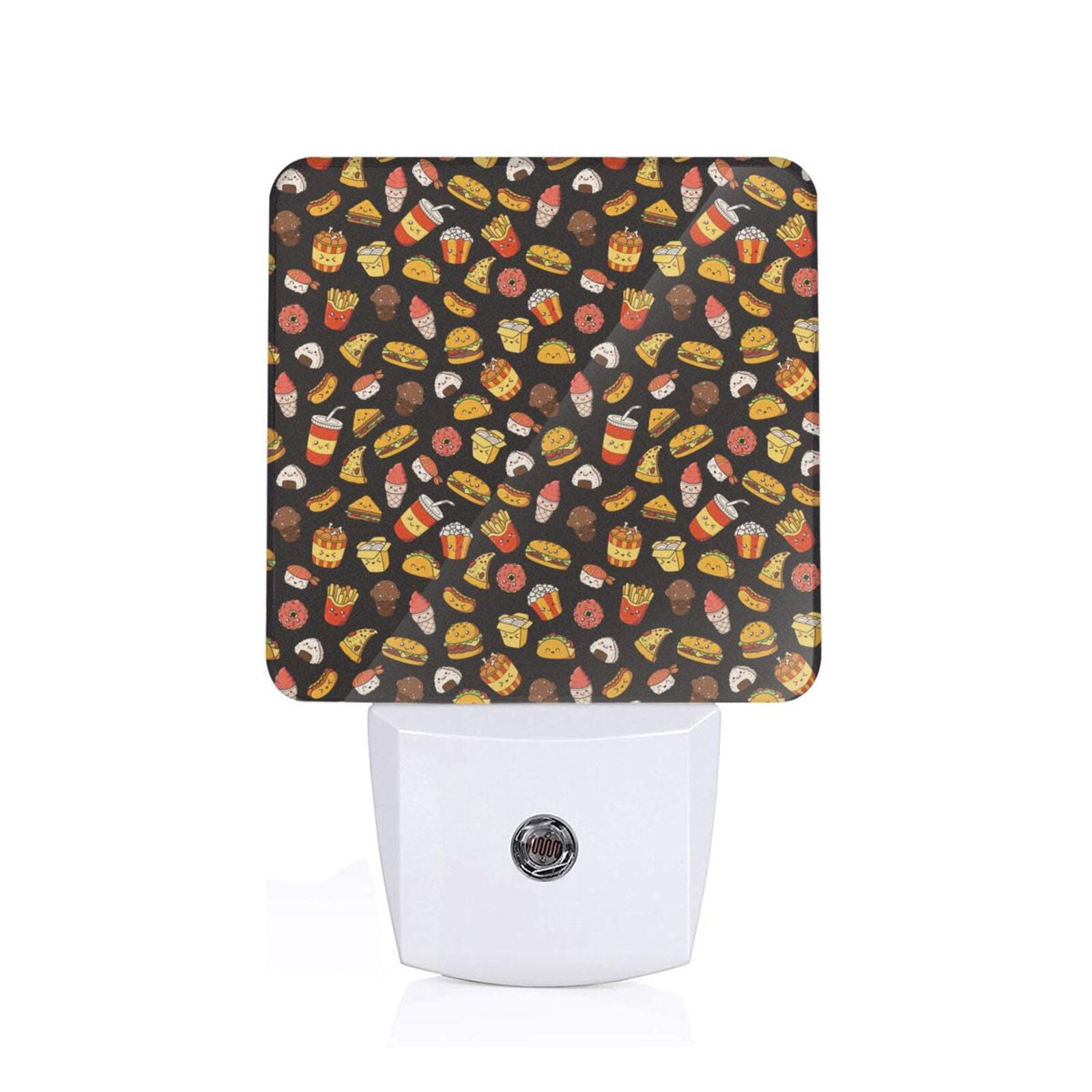 Xecao Burger Fries for Night Light - a Wall-mounted LED Fixture with A ...