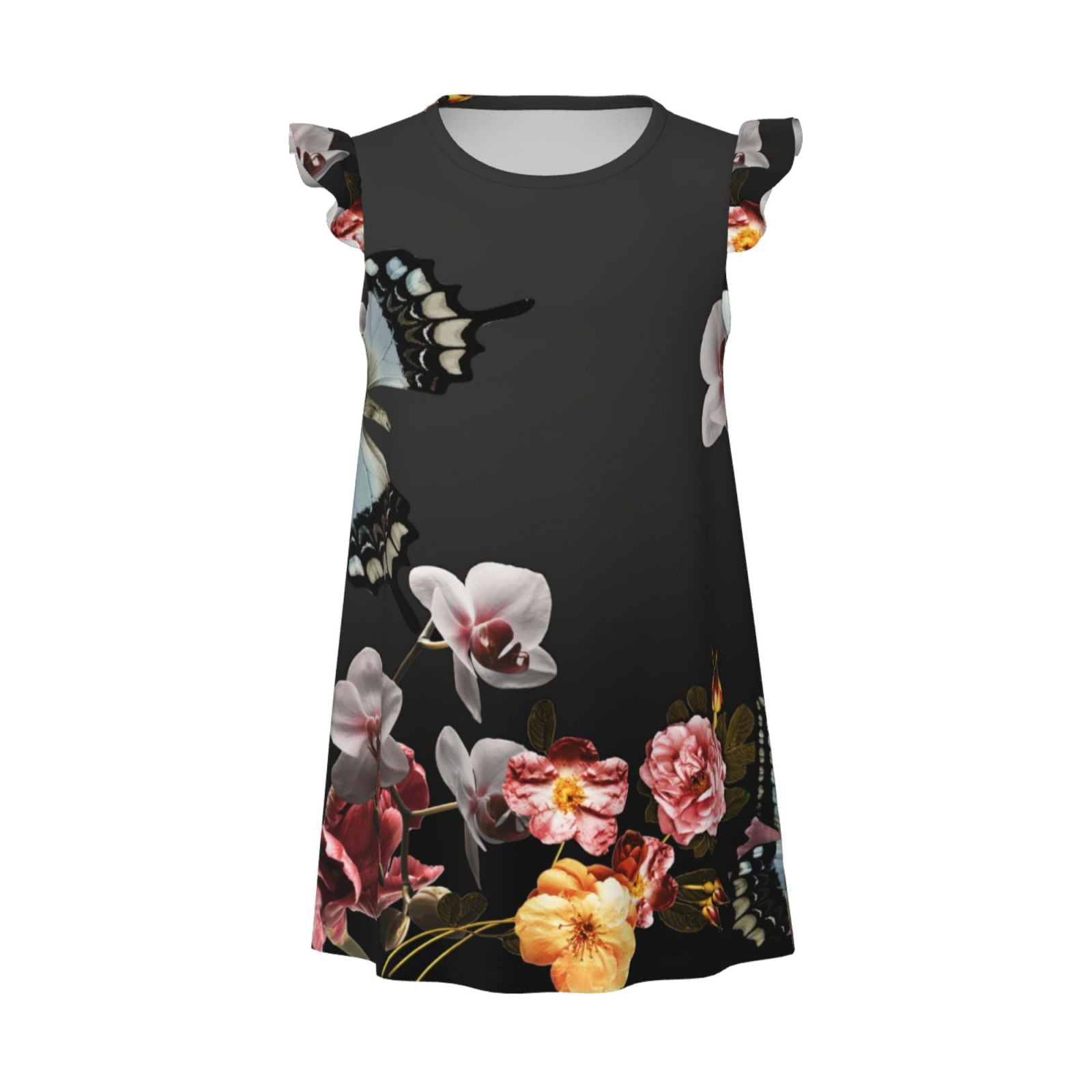 Xecao Butterfly with Fowers Nightgowns for Girls: Elegant Princess ...