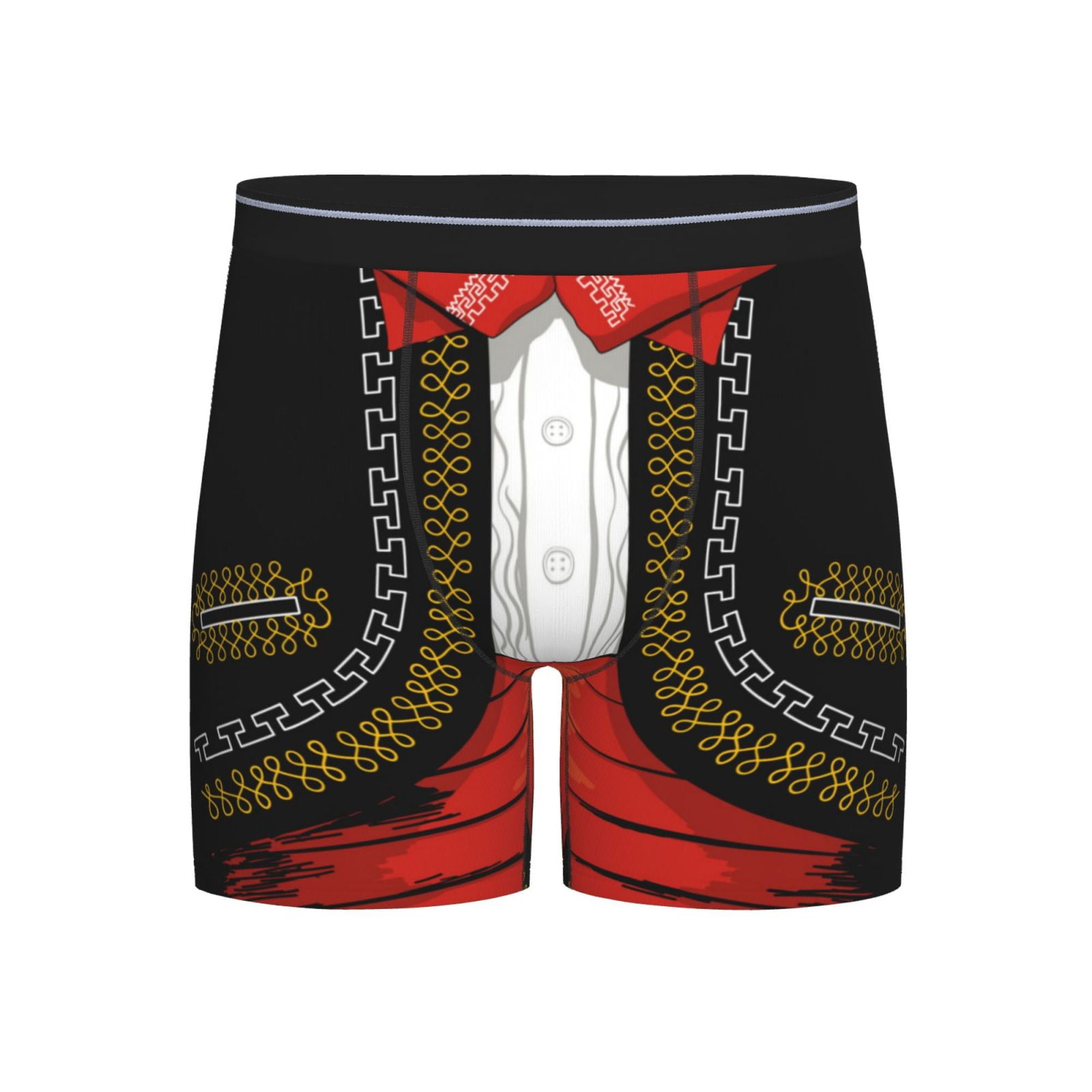 Xecao CHARRO SUIT Print Boxer Briefs for Men's Stretch Moisture-Wicking ...