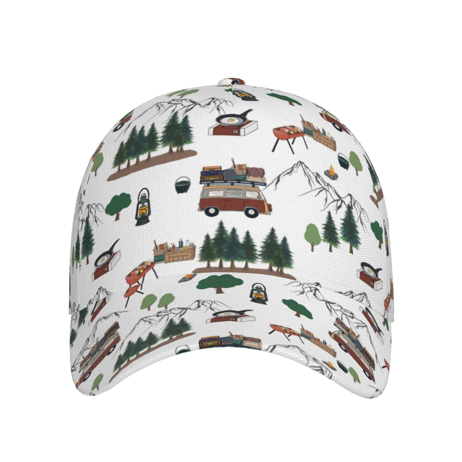 Xecao Camping Caravan 2 for Baseball Cap: Unisex, crafted from classic ...