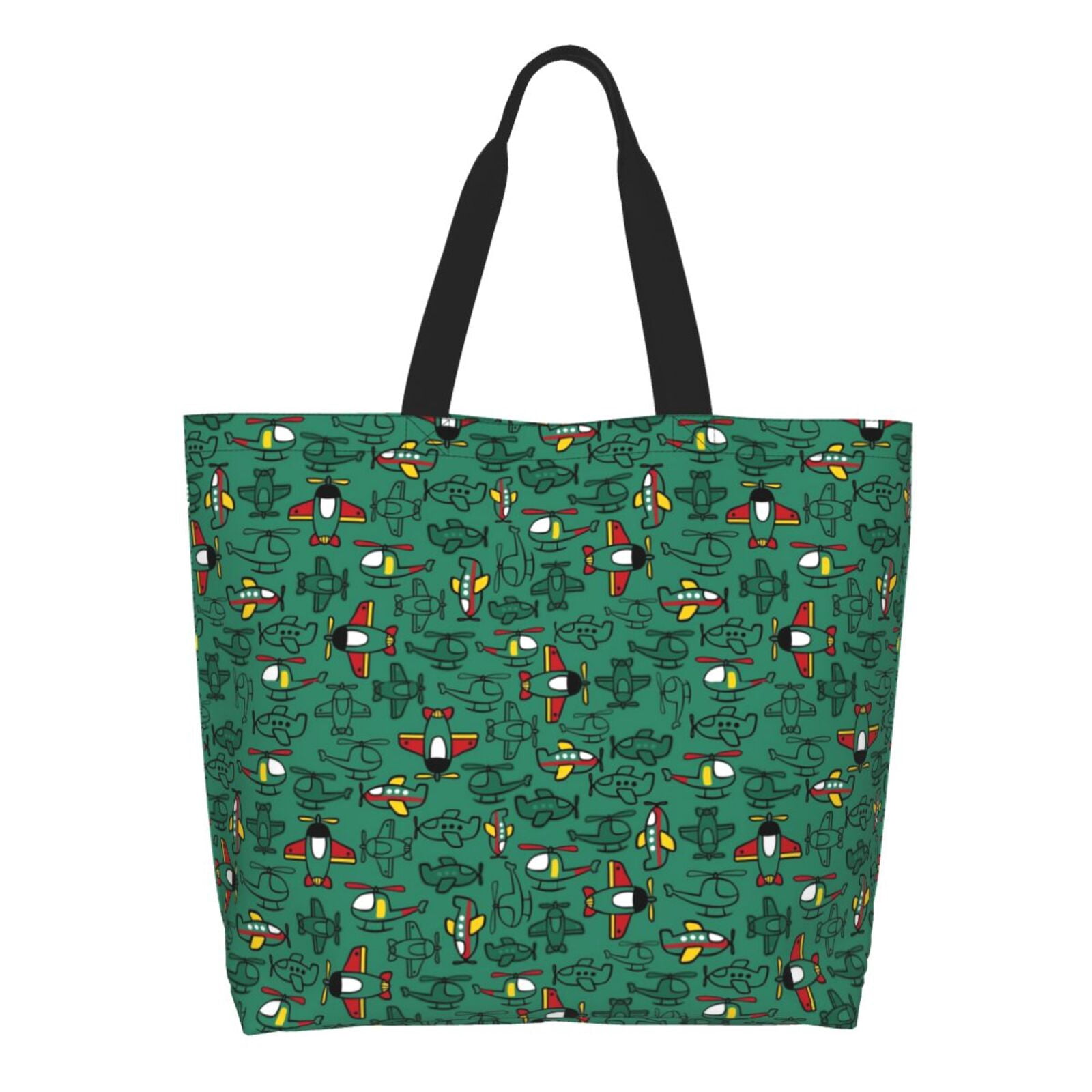 Xecao Cartoon Air Transportation for Tote Bag for Women, Tote Shoulder ...