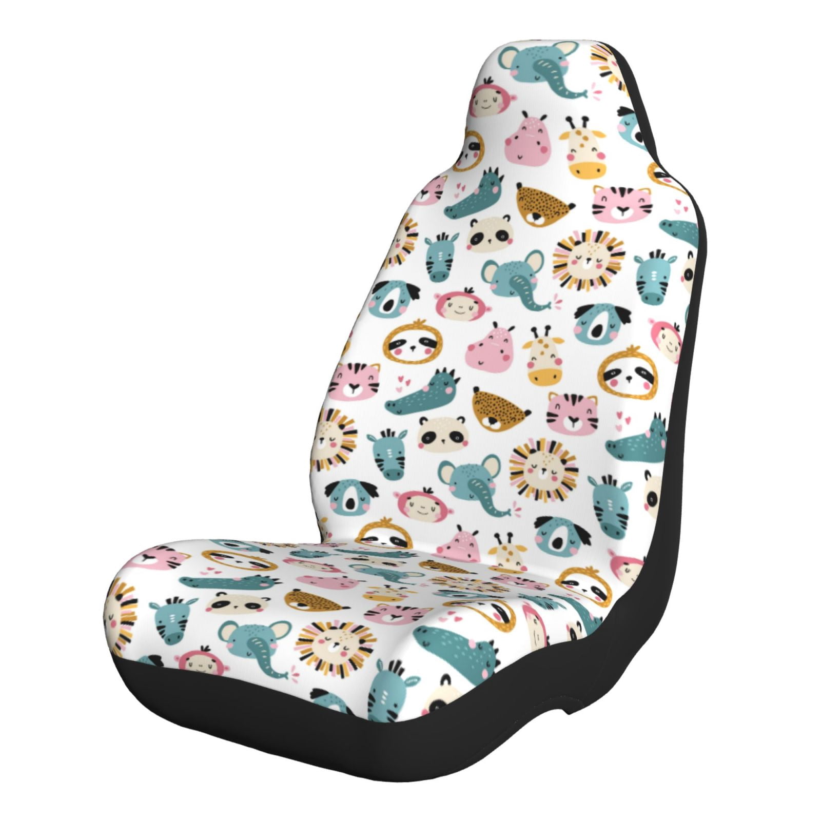 Xecao Cartoon Animals for Automotive Seat Covers for Cars Trucks and ...