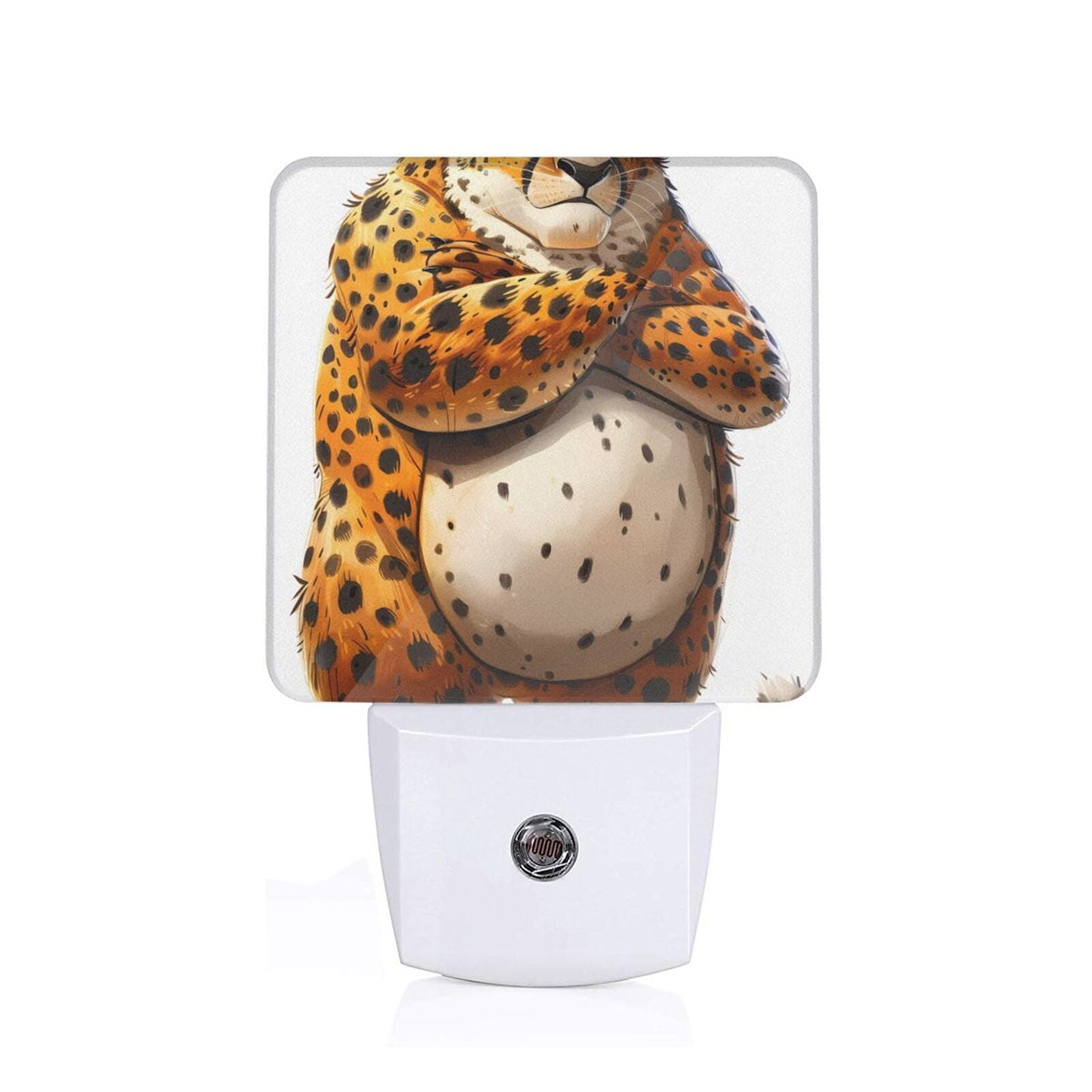 Xecao Cartoon Cheetah With Attitude for Night Light - a Wall-mounted ...
