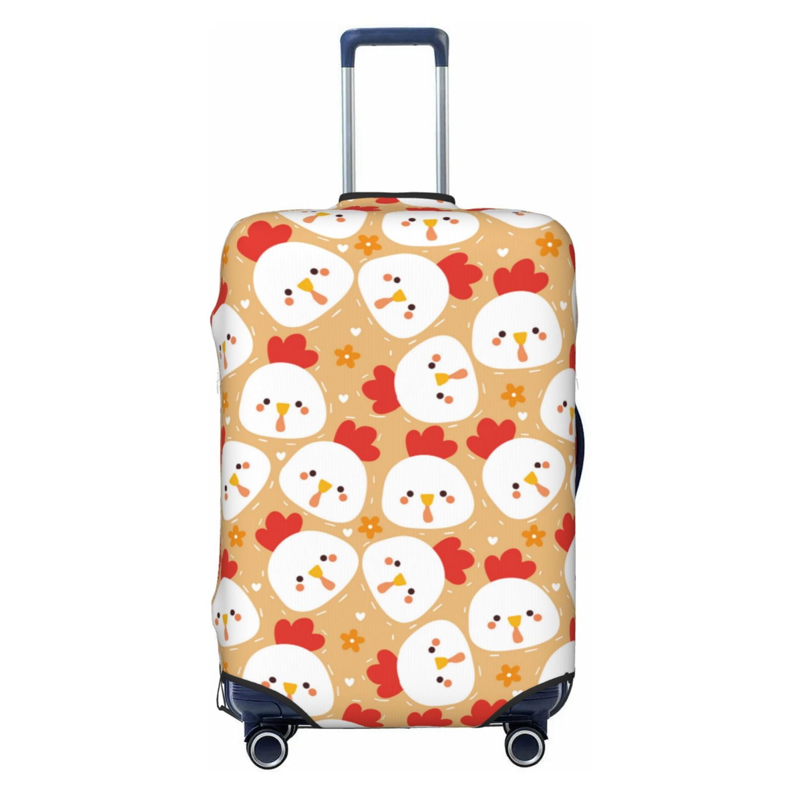 Xecao Cartoon Chicken print Elastic Luggage Cover, with double-sided ...