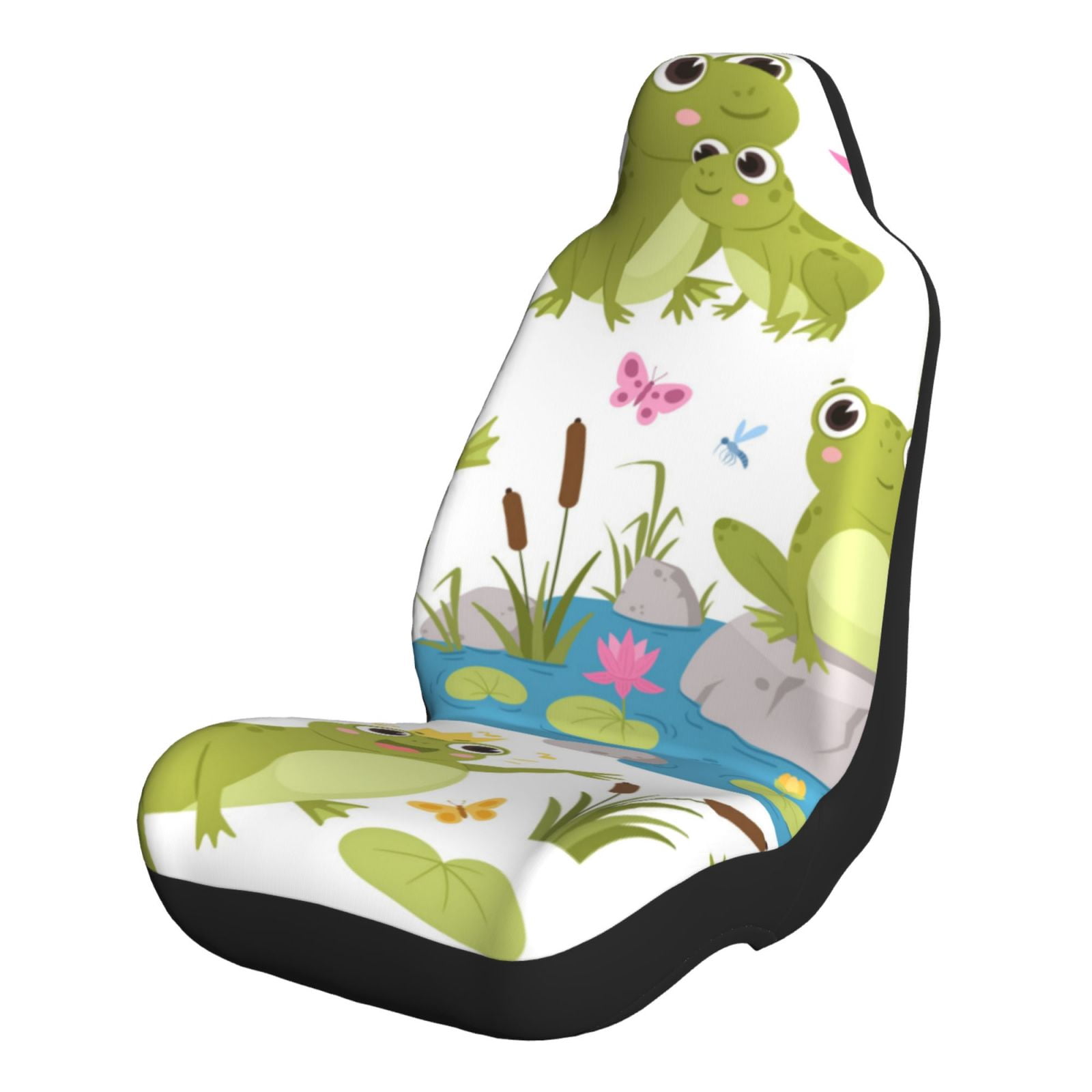 Xecao Cartoon Frogs for Automotive Seat Covers for Cars Trucks and SUVs ...