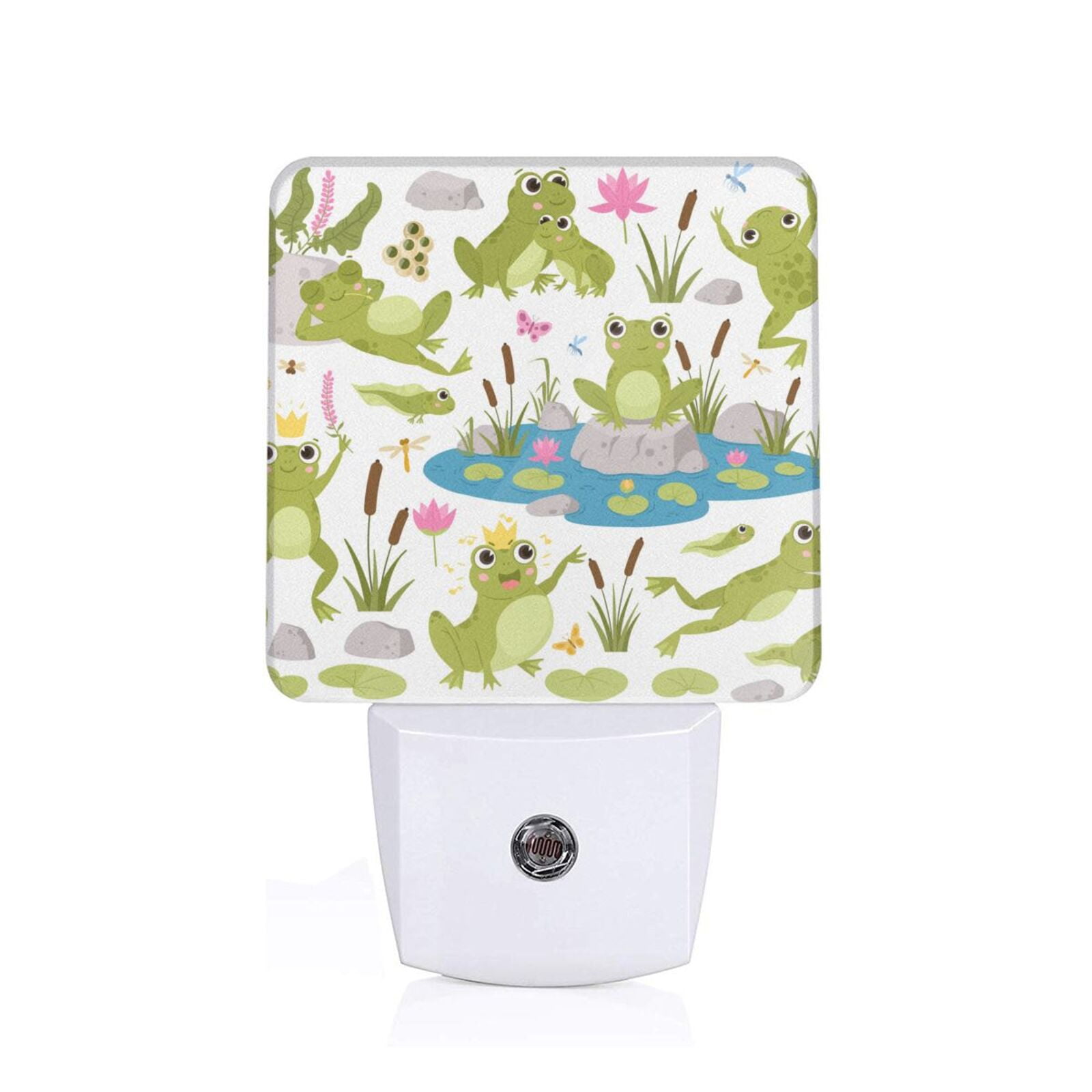 Xecao Cartoon Frogs for Night Light - a Wall-mounted LED Fixture with A ...