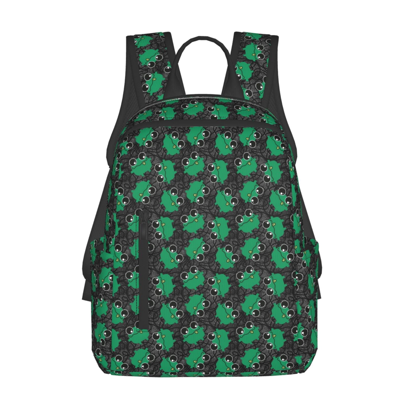 Xecao Cartoon Kawaii Frogs print Backpack For women men Aesthetic ...