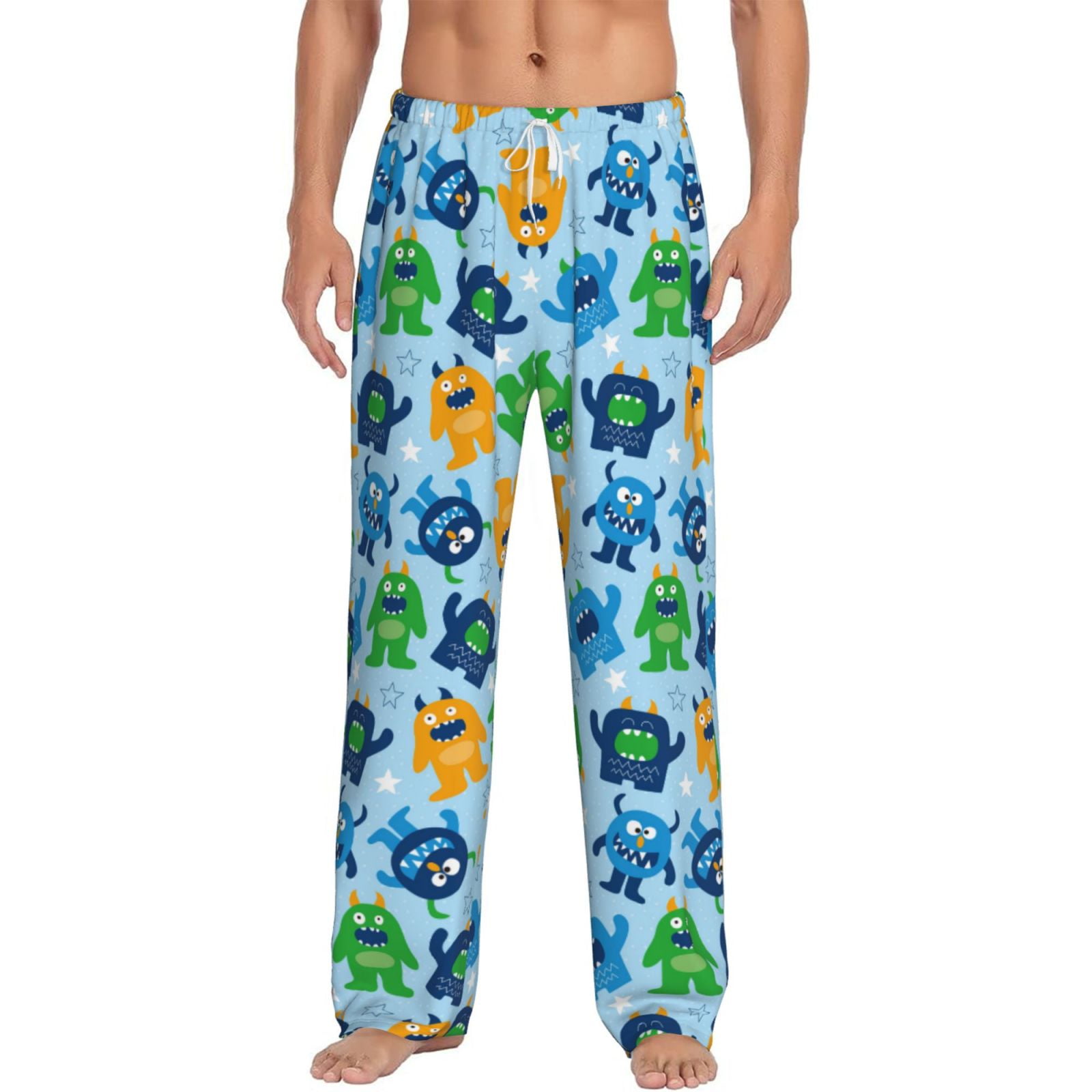 Xecao Cartoon Monster Men's Straight Lounge Pajama Pants: The Ultimate ...