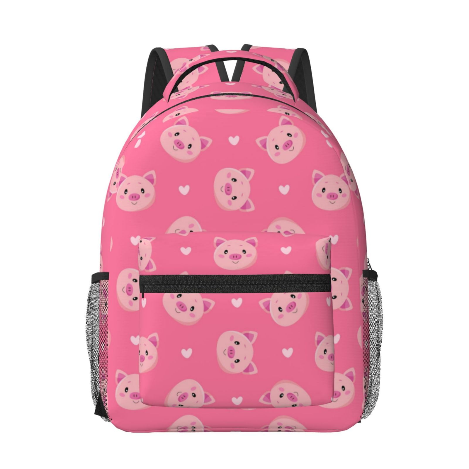 Xecao Cartoon Pigs and Hearts Travel Backpack: A spacious, stylish ...