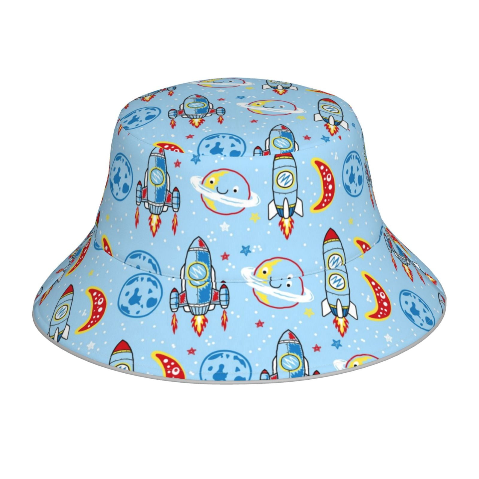 Xecao Cartoon Rocket With Space Print Men and Women Night Reflective ...