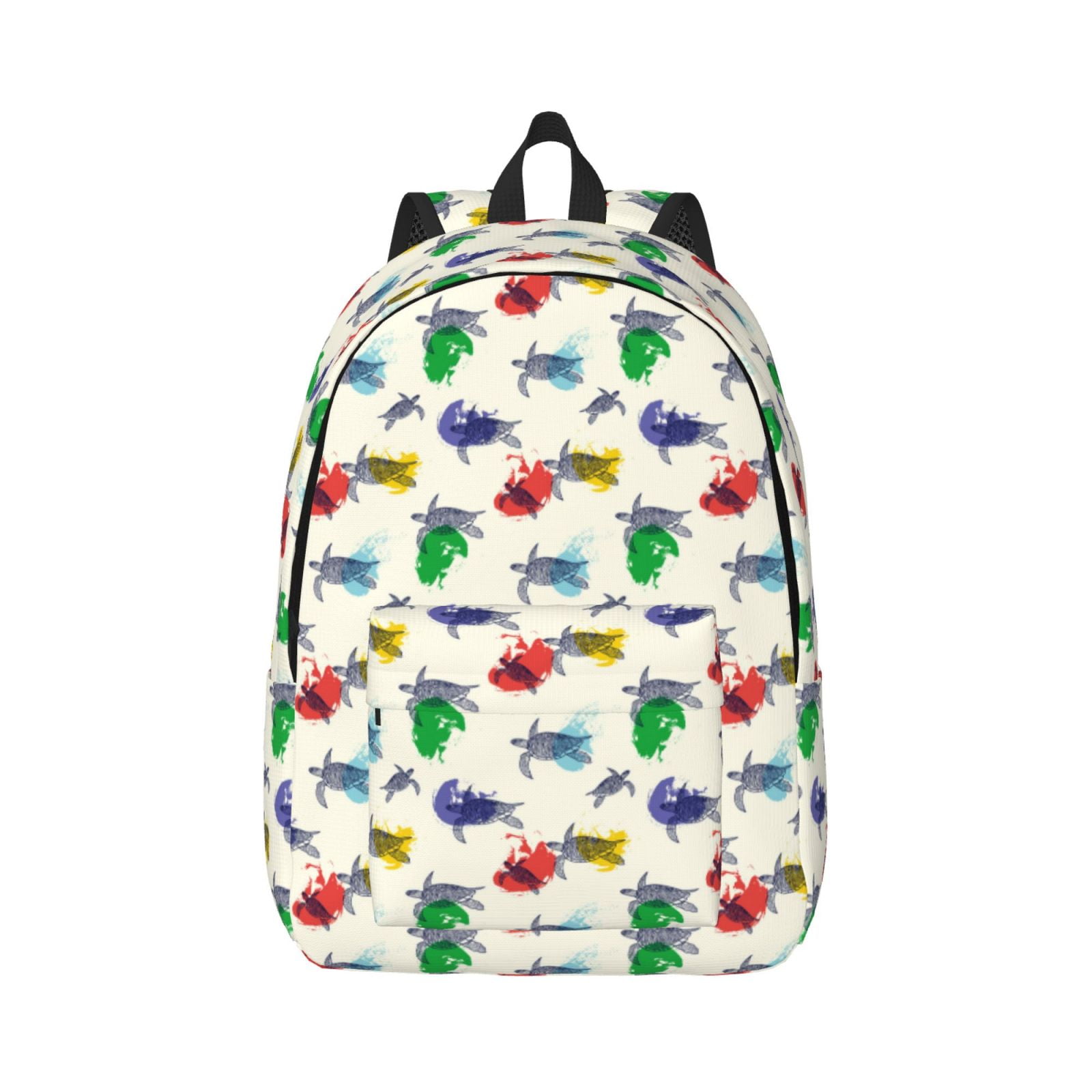 Xecao Cartoon Sea Turtle for Canvas College Laptop Backpack, Durable ...