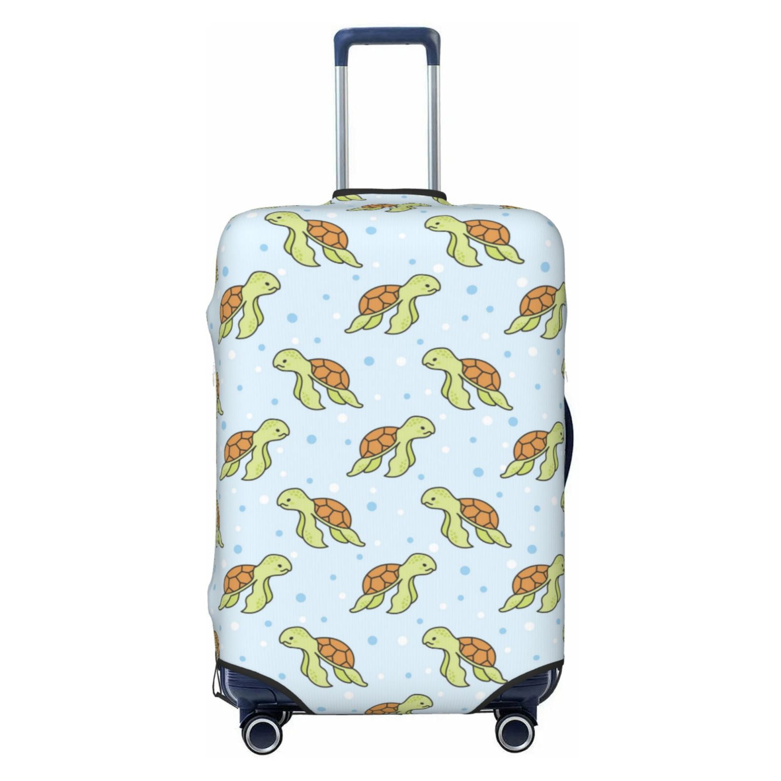 Xecao Cartoon Sea Turtle print Elastic Luggage Cover, with double-sided ...