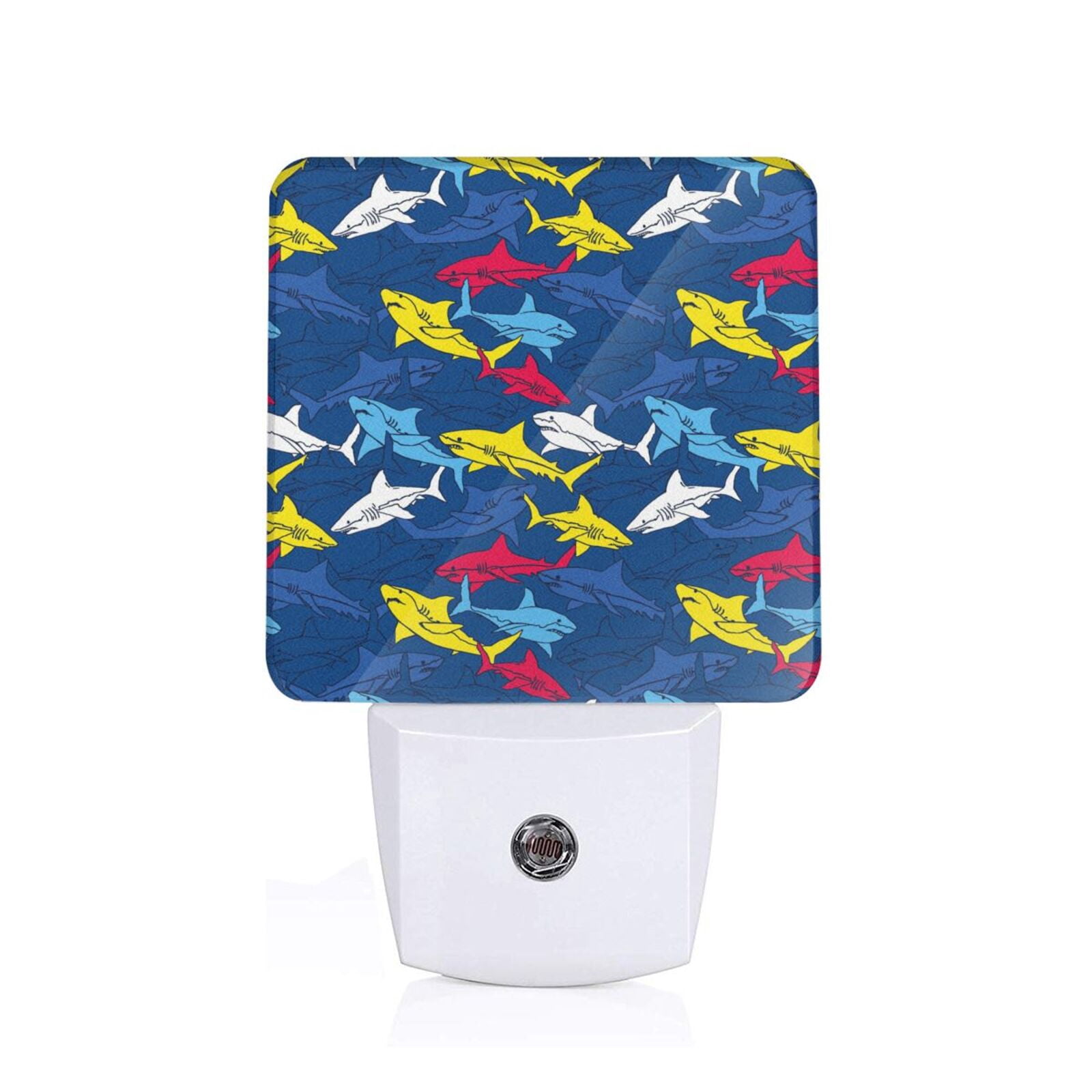Xecao Cartoon Shark for Night Light - a Wall-mounted LED Fixture with A ...