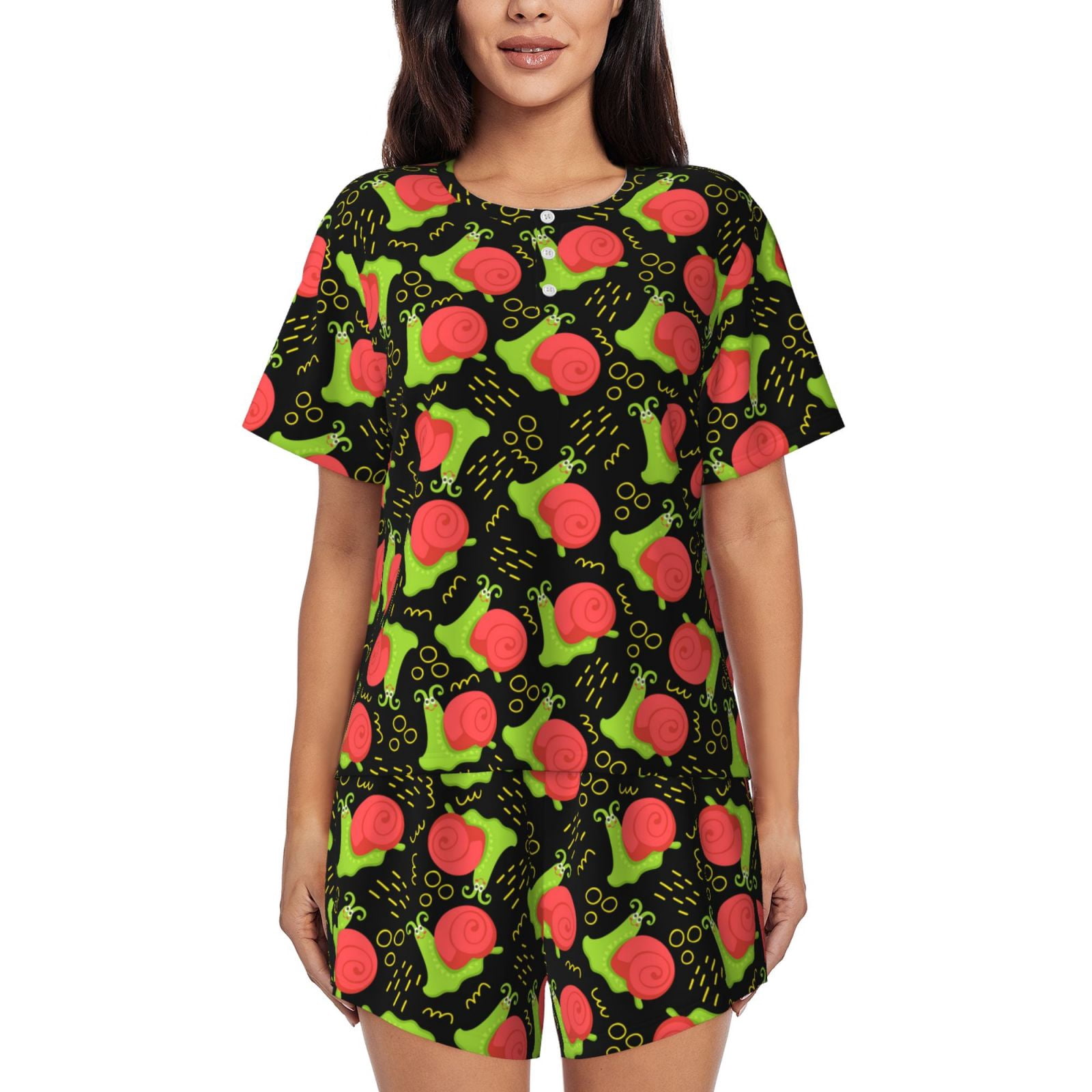 Xecao Cartoon Snail print Swimsuit for women, Summer-ready, sporty ...