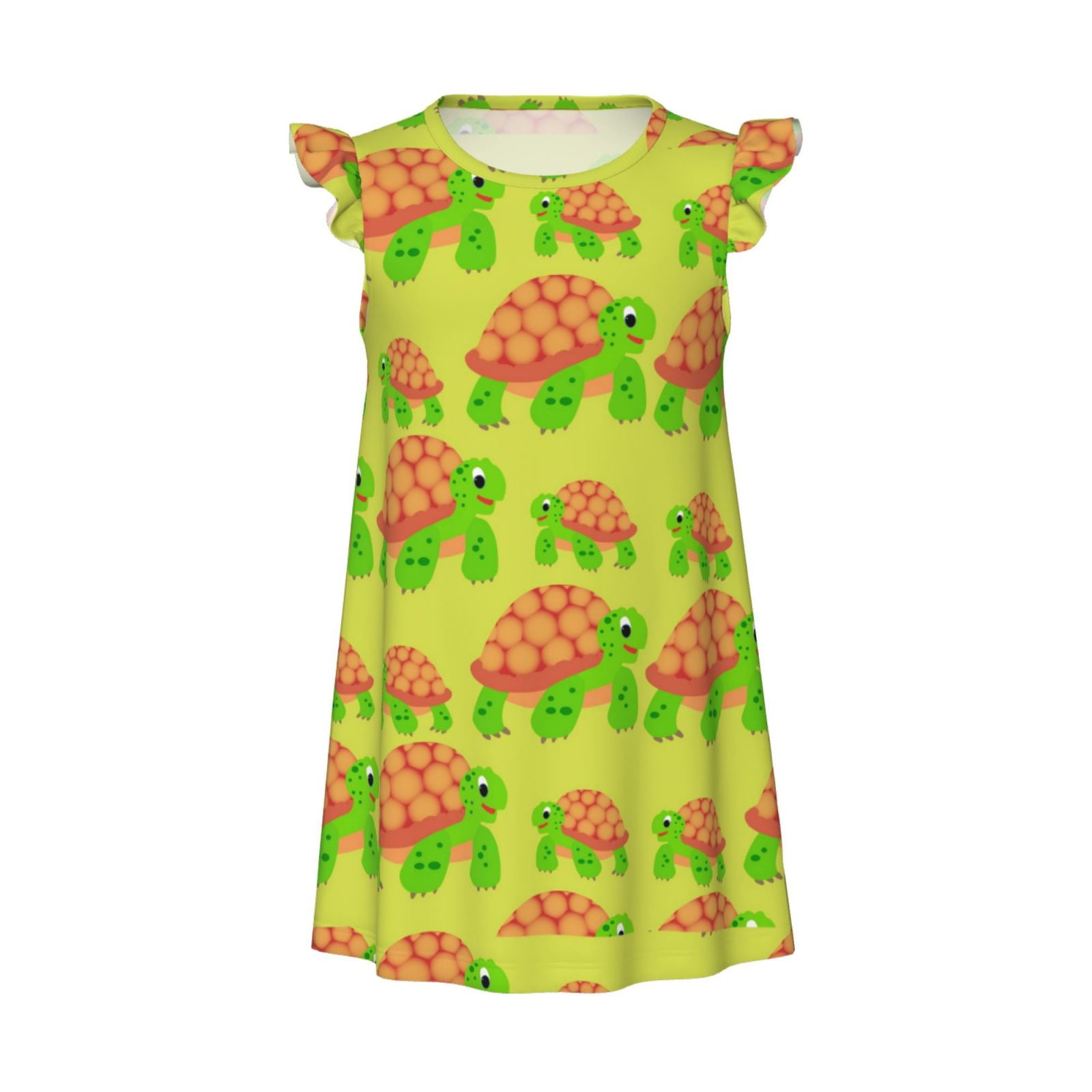 Xecao Cartoon Turtles 1 Nightgowns for Girls: Elegant Princess Pajama ...