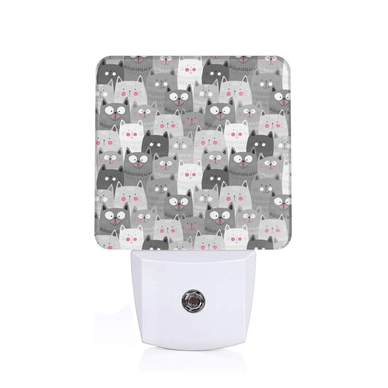 Xecao Cats Group for Night Light - a Wall-mounted LED Fixture with A ...
