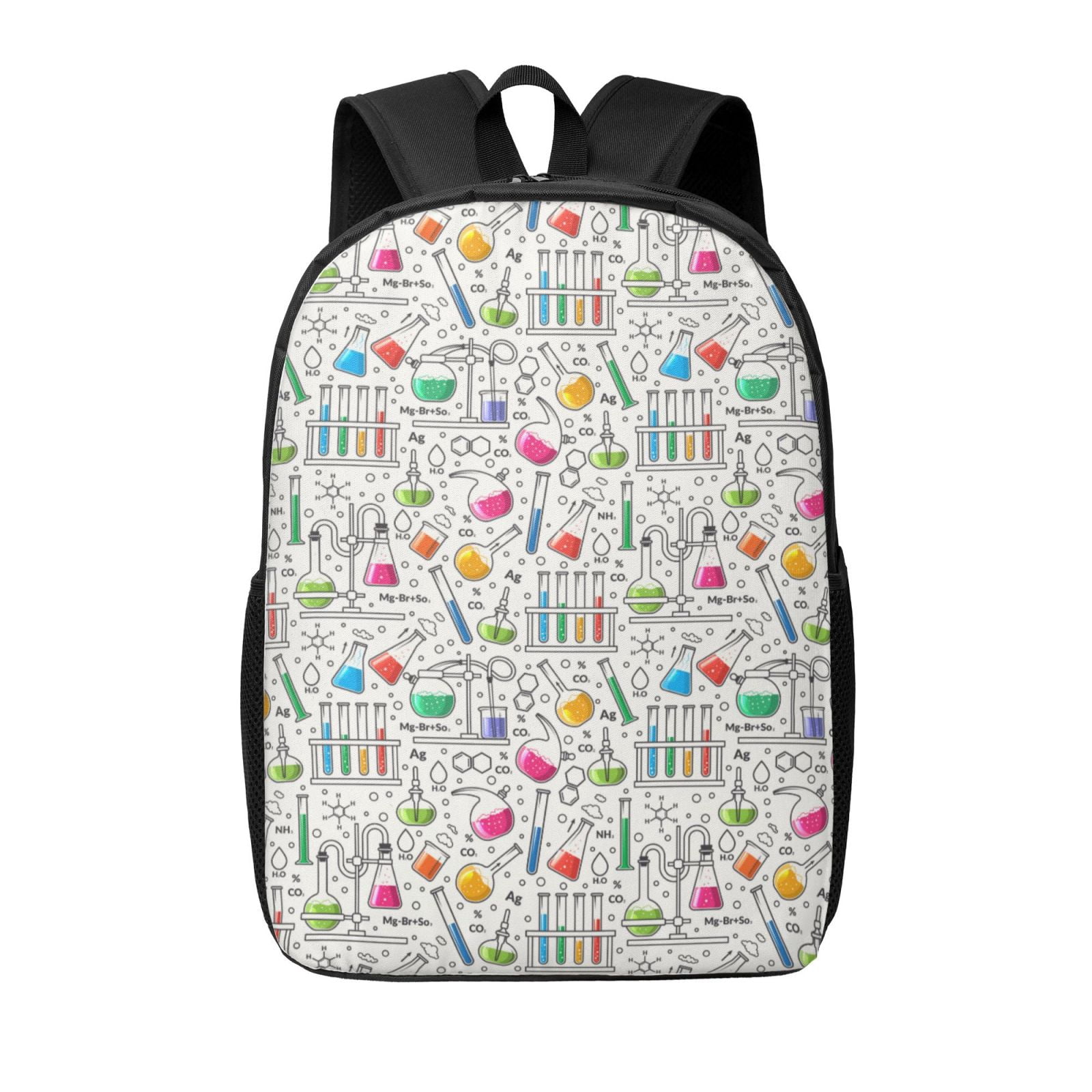 Xecao Chemical Flasks And Test Tubes print Travel Backpack, Large ...