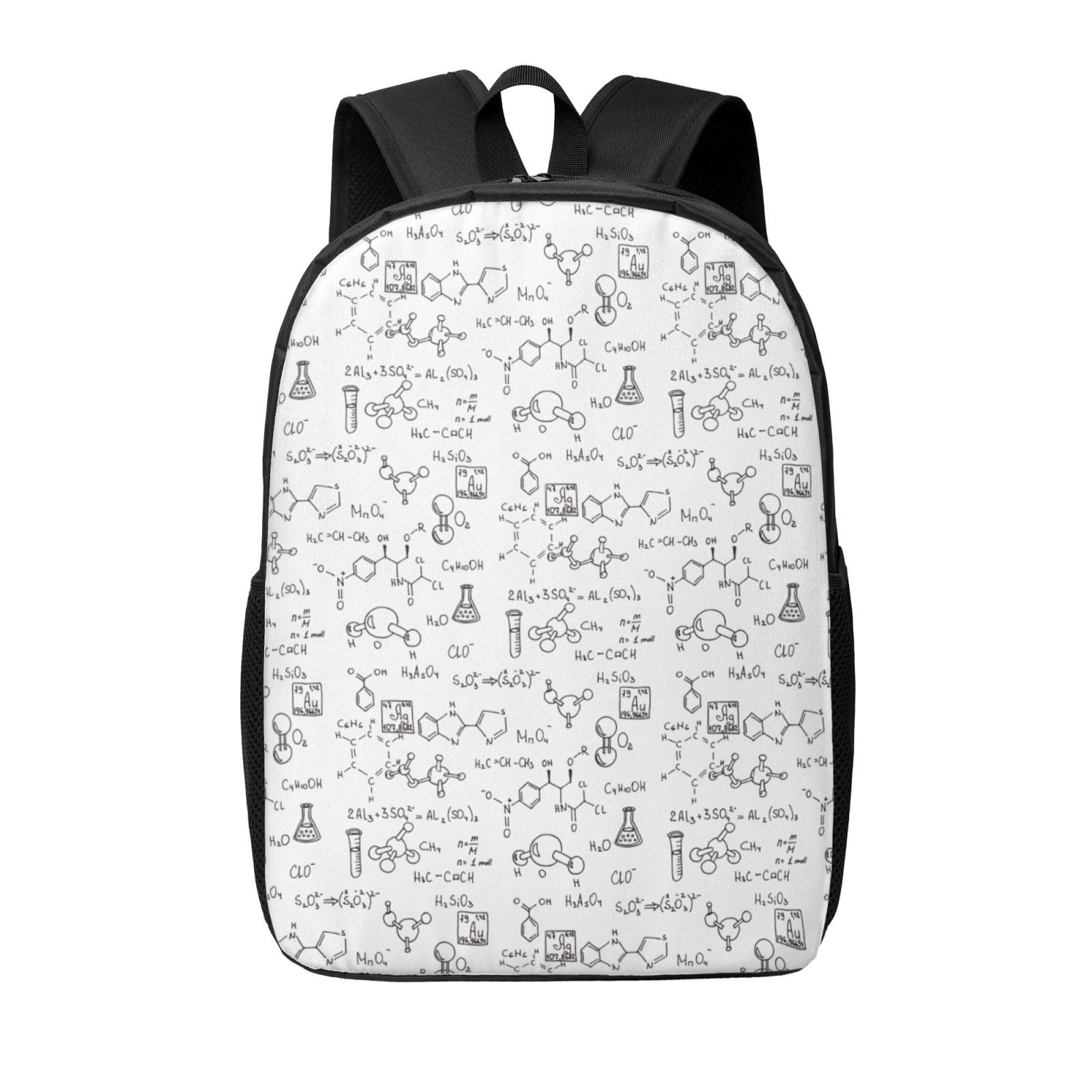 Xecao Chemical Formulas print Travel Backpack, Large Computer Backpack ...
