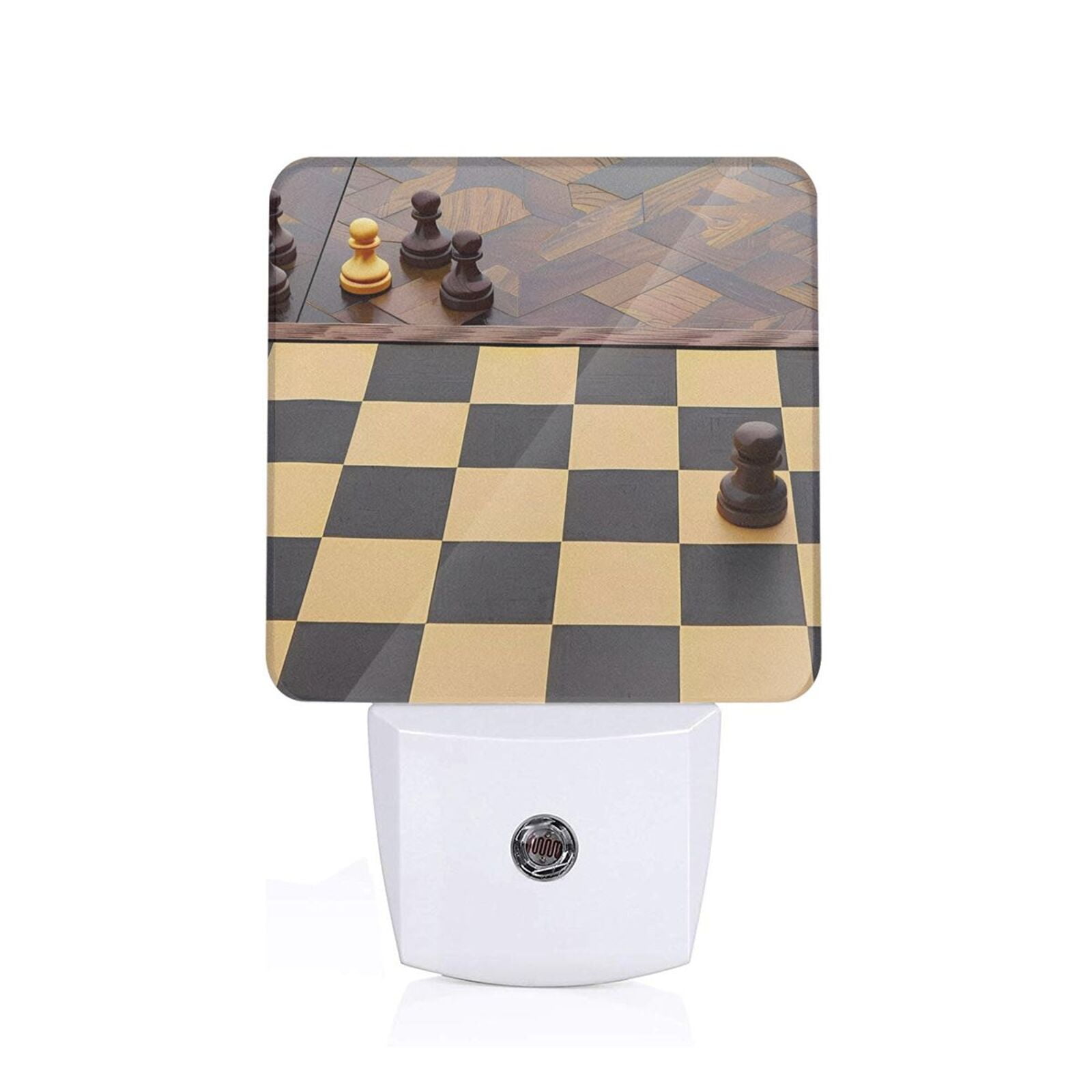 Xecao Chess Board With Pawns for Night Light - a Wall-mounted LED ...