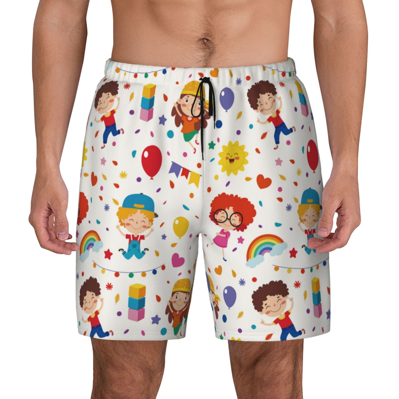 Xecao Childrens Party for Men's Swimming Trunks Swim Trunks Quick Dry ...